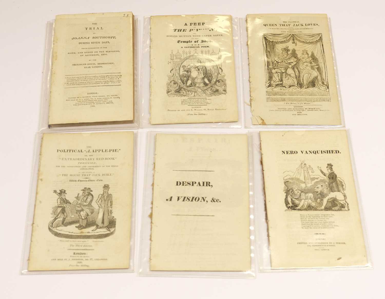 Lot 244 - Pamphlets. A collection of 17 pamphlets,