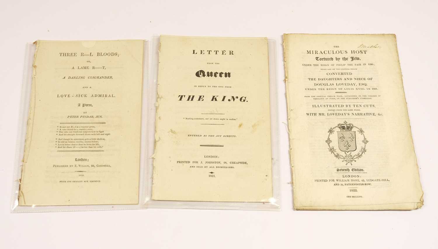 Lot 244 - Pamphlets. A collection of 17 pamphlets,