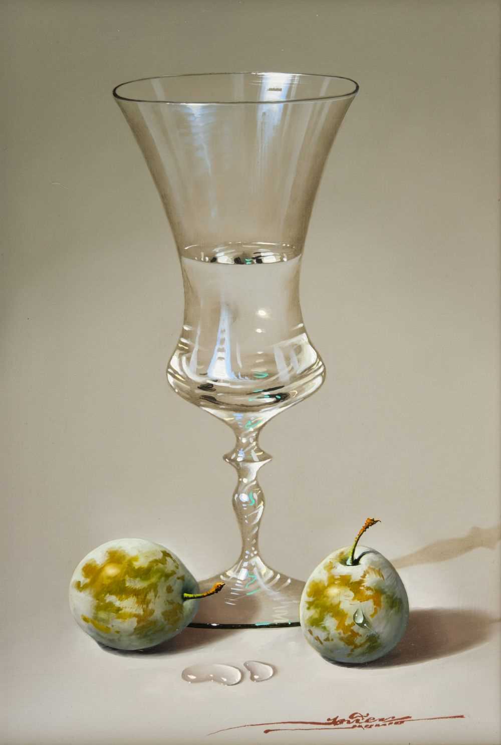 Lot 665 - Mulio (Javier, 1957- ). Still Life, trompe l'