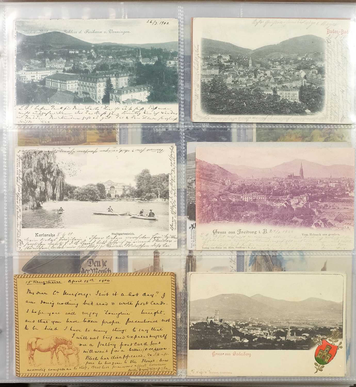 Lot 256 - Postcards: Gruss Aus. A collection of 350