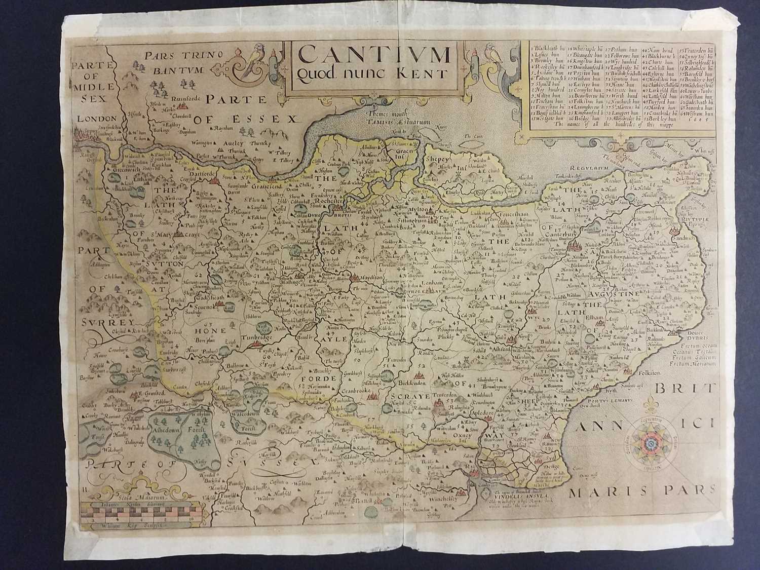 Lot 221 - Kent. Speed (John), Kent with her Cities and