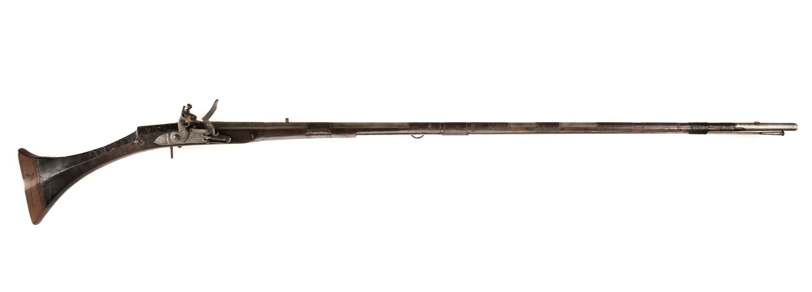 Lot 230 - Musket. A 19th Century Indian Flintlock