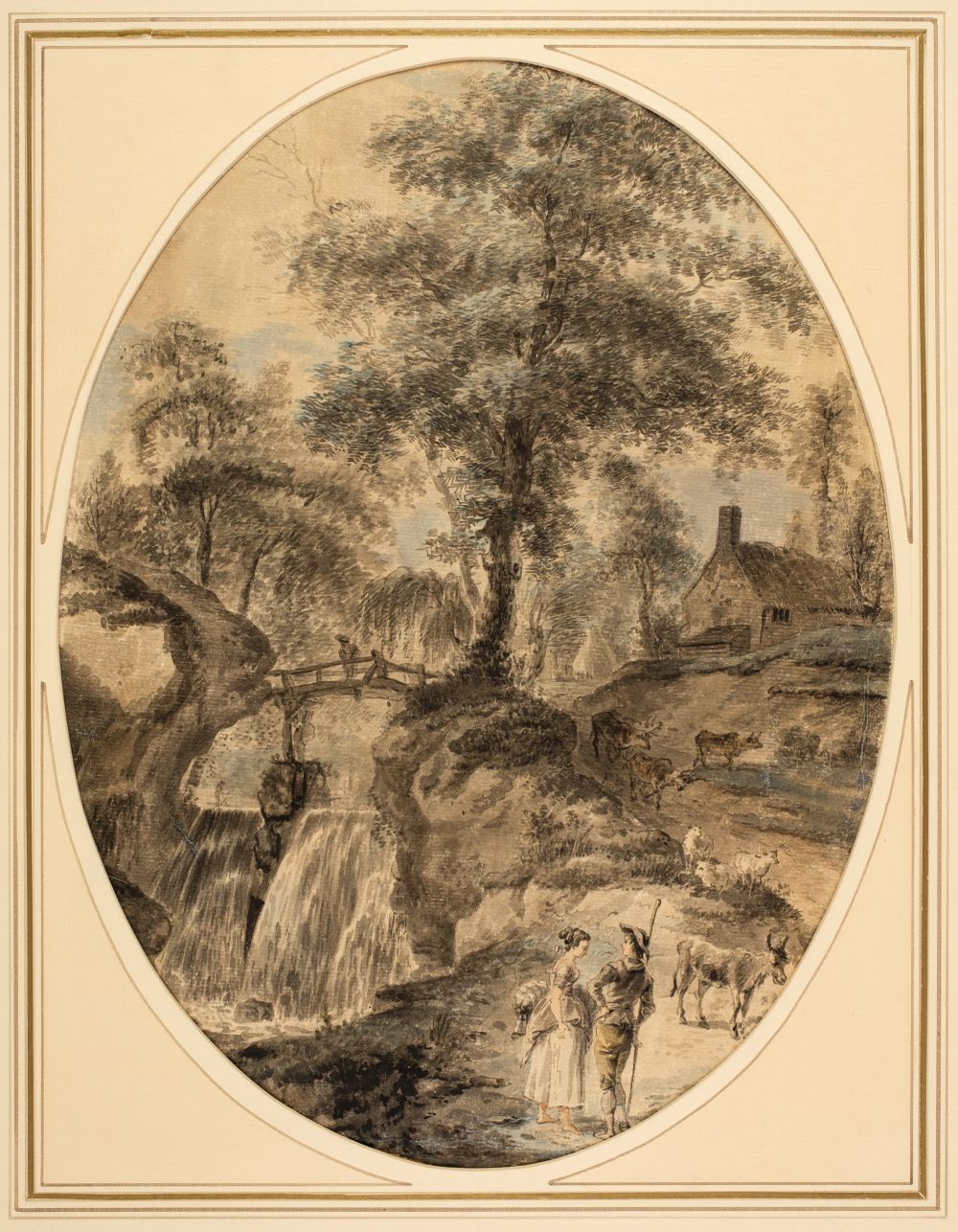 Lot 492 - Munro (Thomas, 1759-1833). Landscape with a