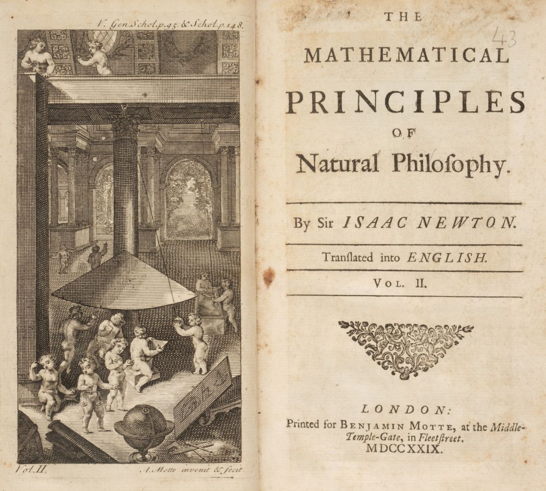 Lot 381 - Newton (Isaac). The Mathematical Principles