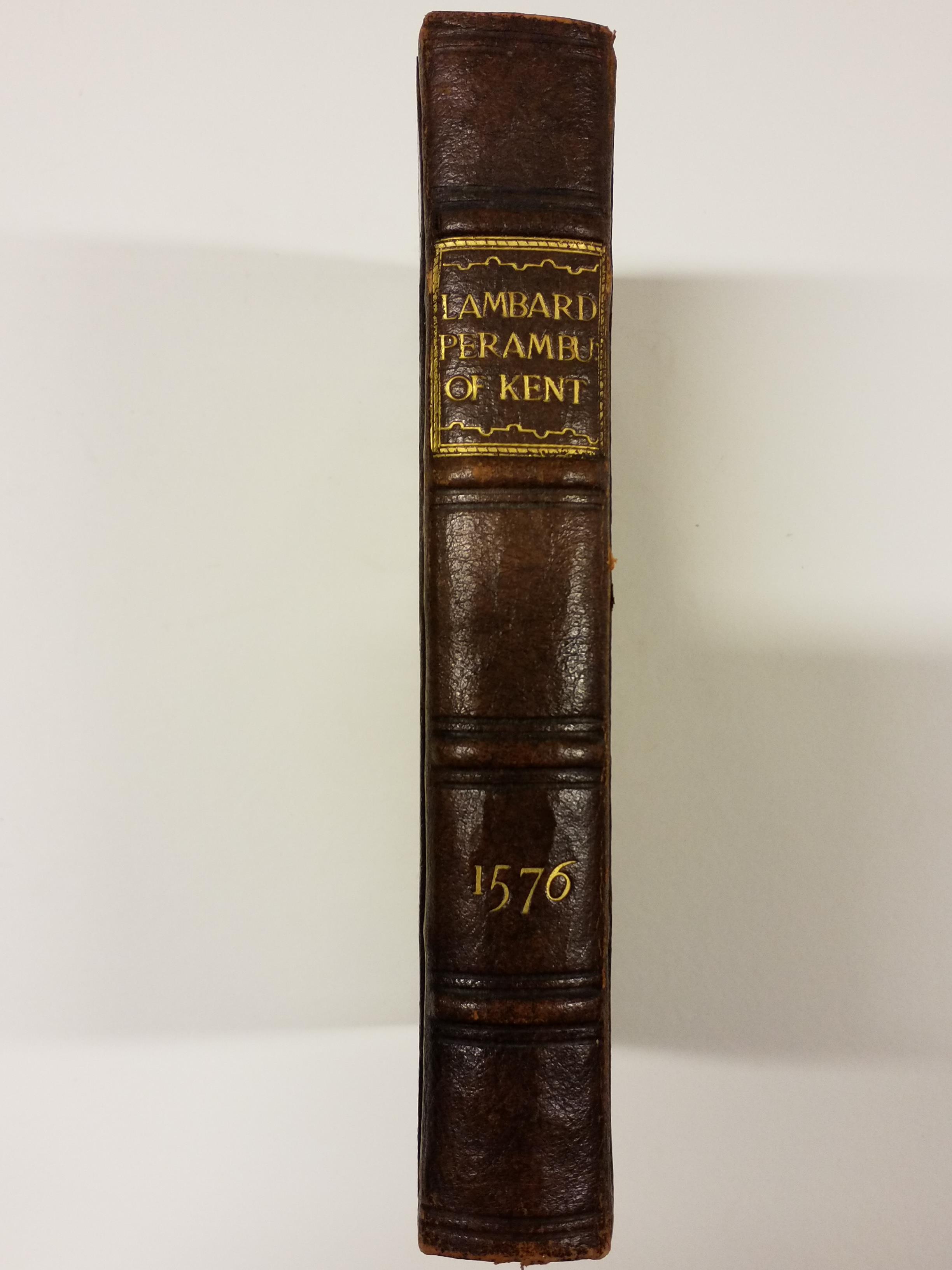 Lot 46 - Lambarde (William). A Perambulation of Kent,