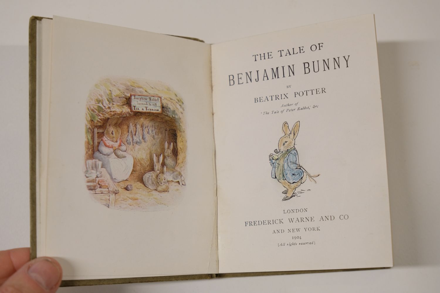 Lot 698 - Potter (Beatrix). The Tale of Benjamin Bunny,