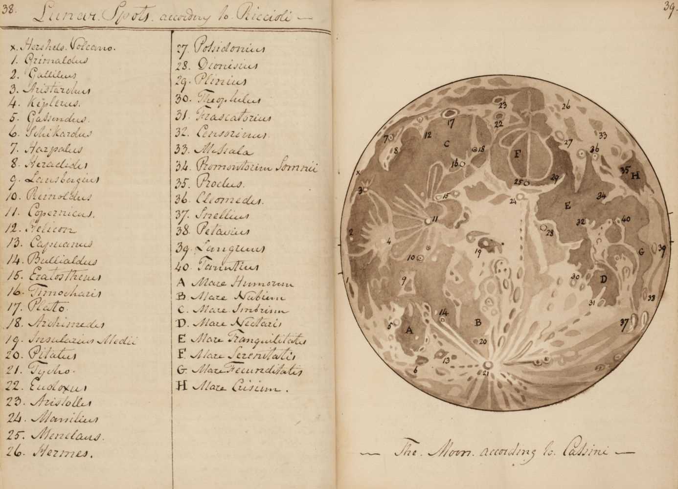 Lot 386 - Astronomy manuscript. An illustrated student'