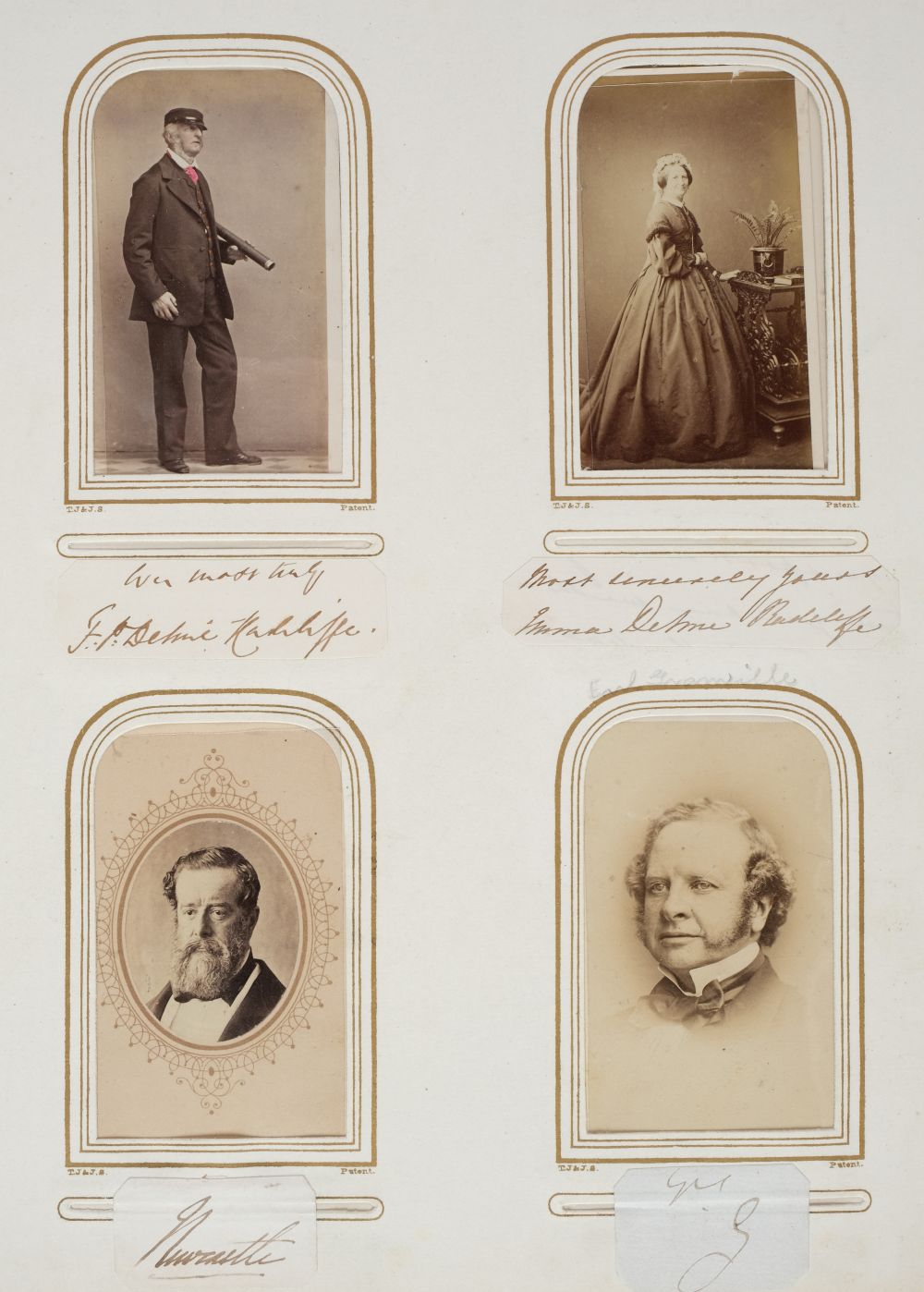 Lot 127 - Angerstein Family. A cartes-de-visite album