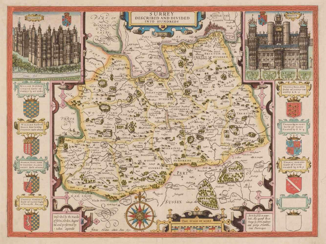 Lot 296 - Surrey. Speed (John), Surrey Described and
