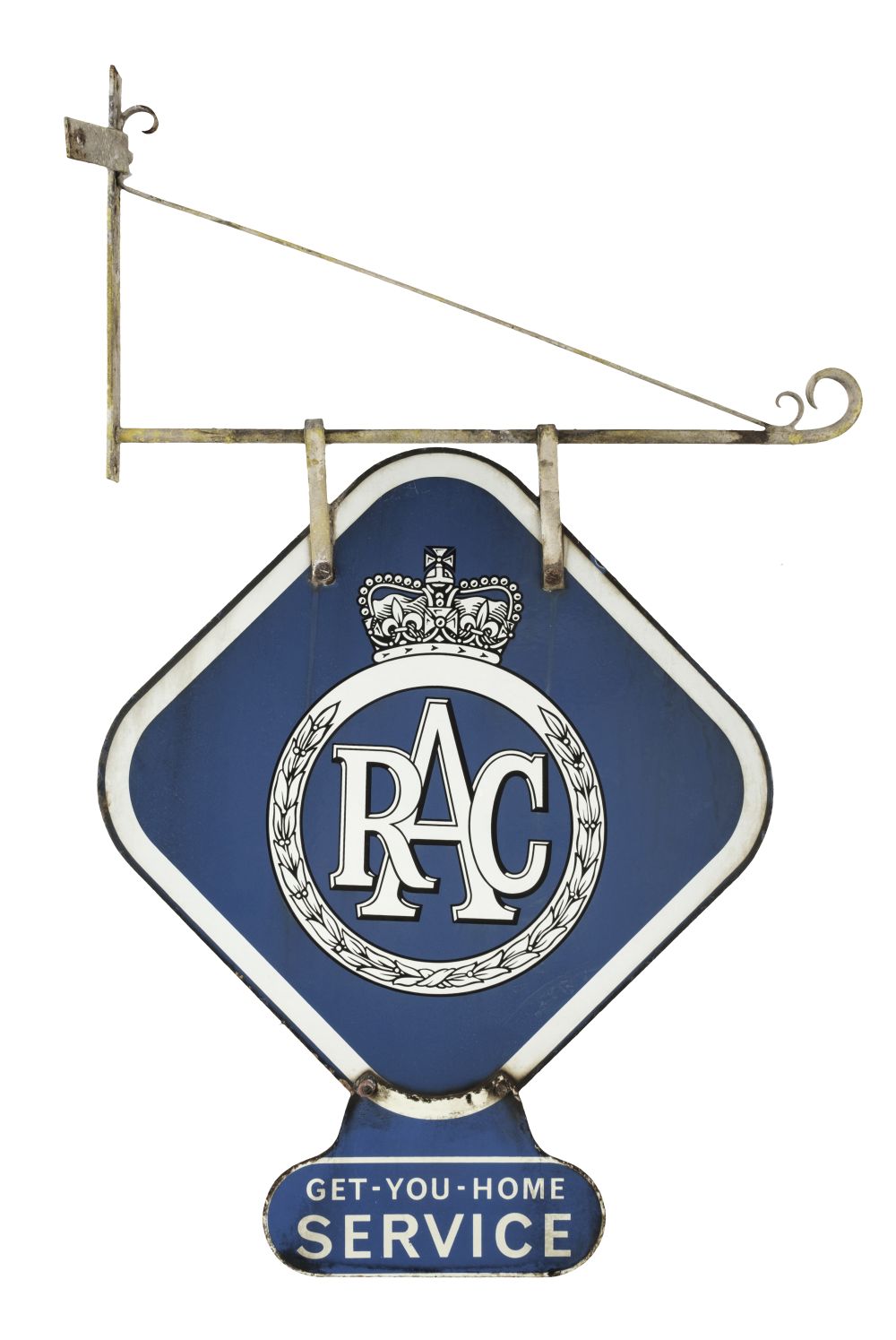 Lot 337 - Royal Automobile Club. An RAC enamel sign c.