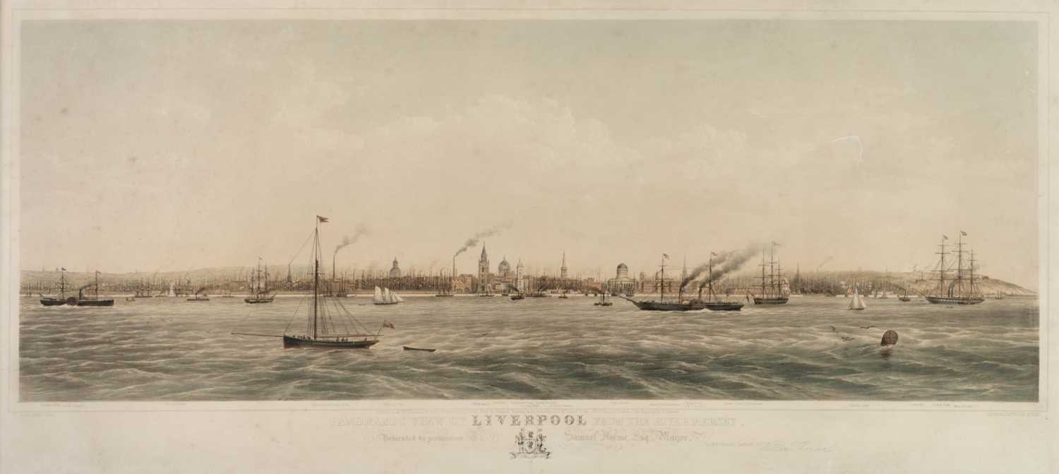 Lot 588 - Picken (Thomas). Panoramic View of Liverpool