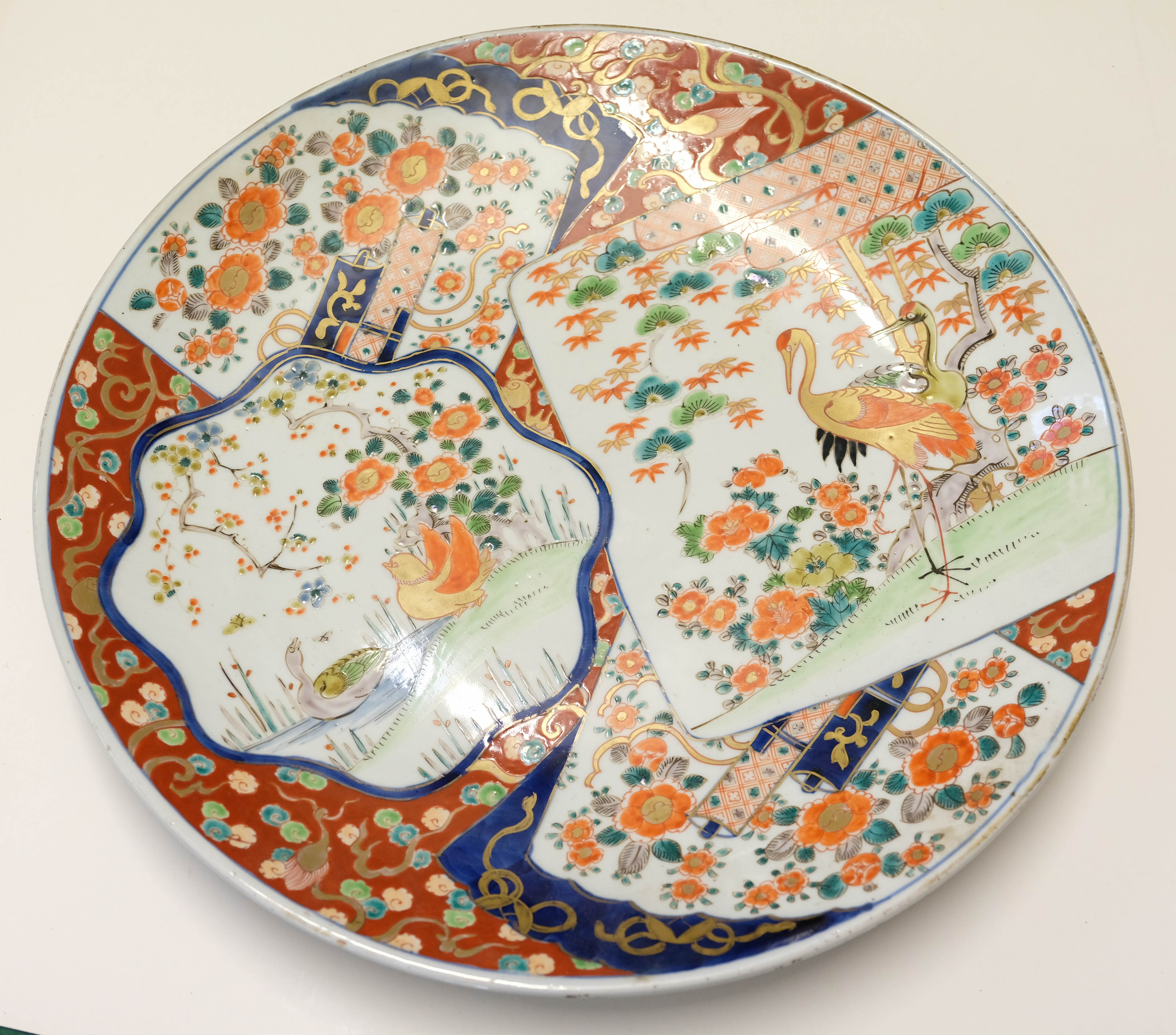 Lot 50 - Charger. Two Japanese chargers, Meiji period