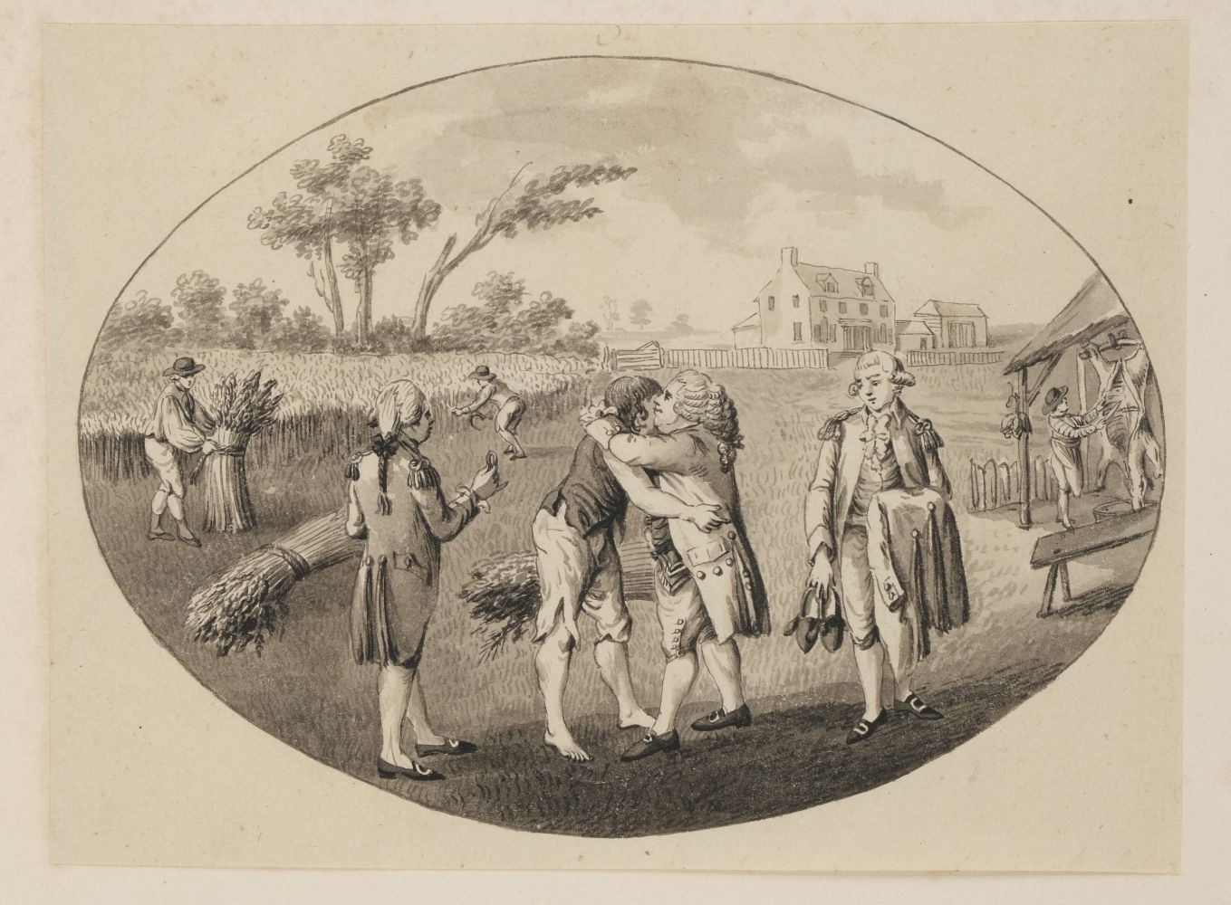 Lot 363 - Dighton (Robert, 1752-1814). 6 drawings