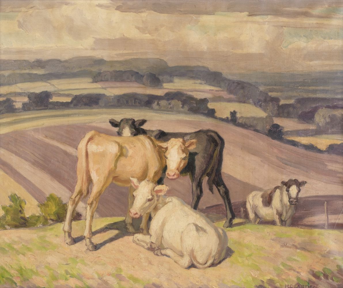 Lot 642 - Dearden (Harold, 1888-1962). Calves on