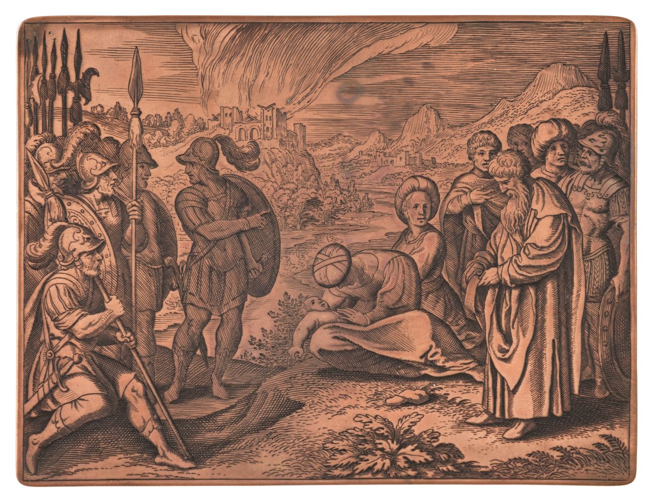 Lot 395 - Merian (Matthaus, 1593-1650). Copper plate