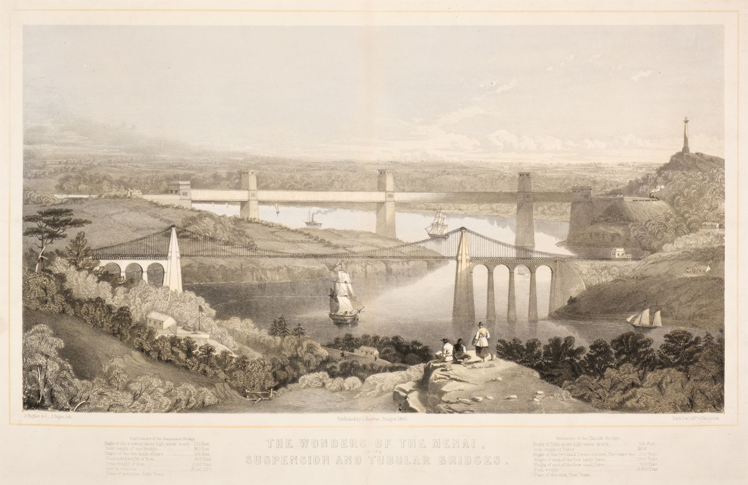 Lot 583 - Menai Straits. Fagan (J. lithographer), The