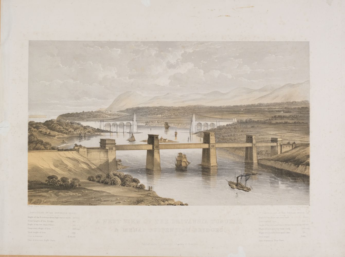 Lot 583 - Menai Straits. Fagan (J. lithographer), The