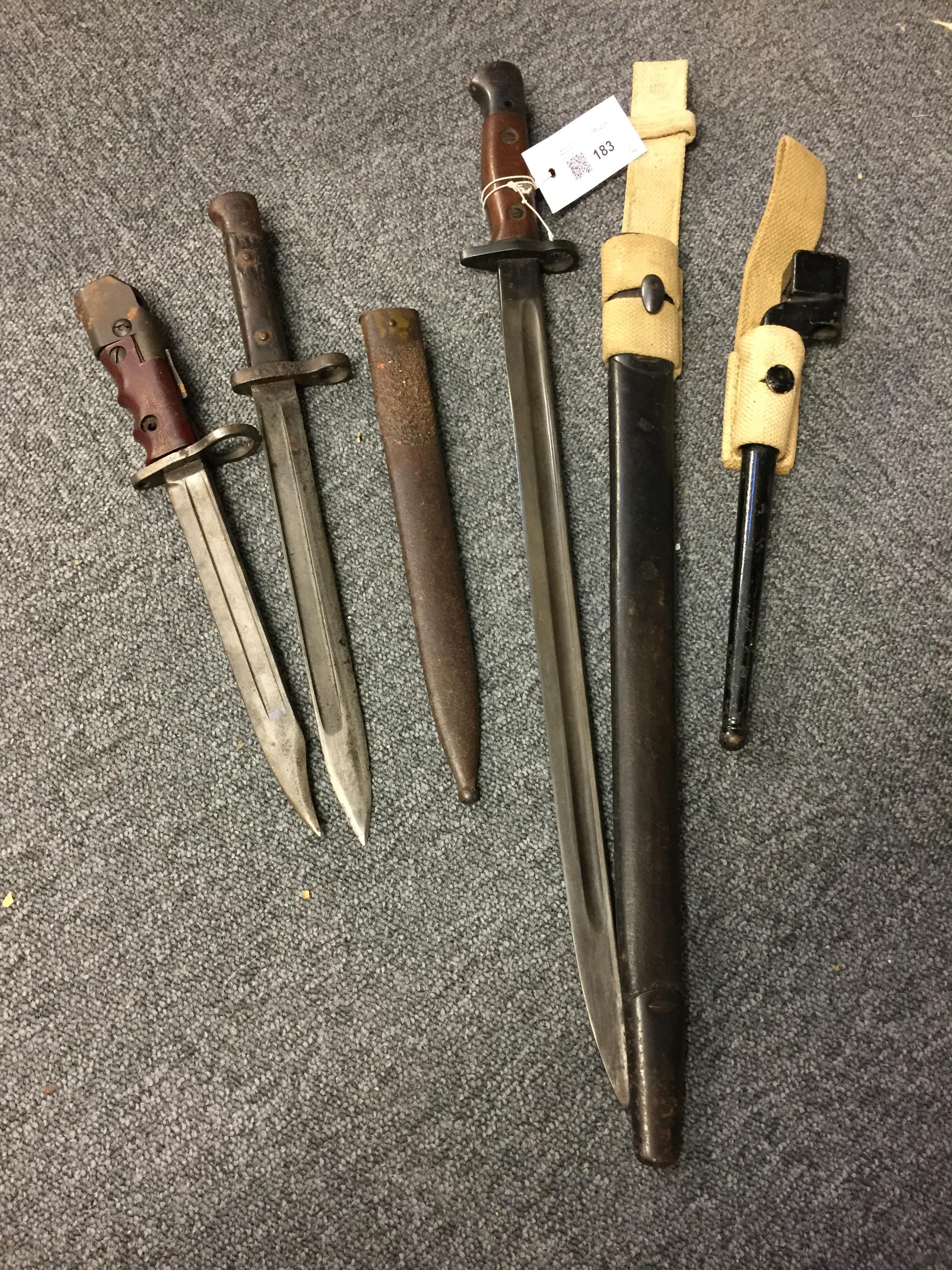 Lot 183 - Bayonets. A British 1907 Pattern Wilkinson