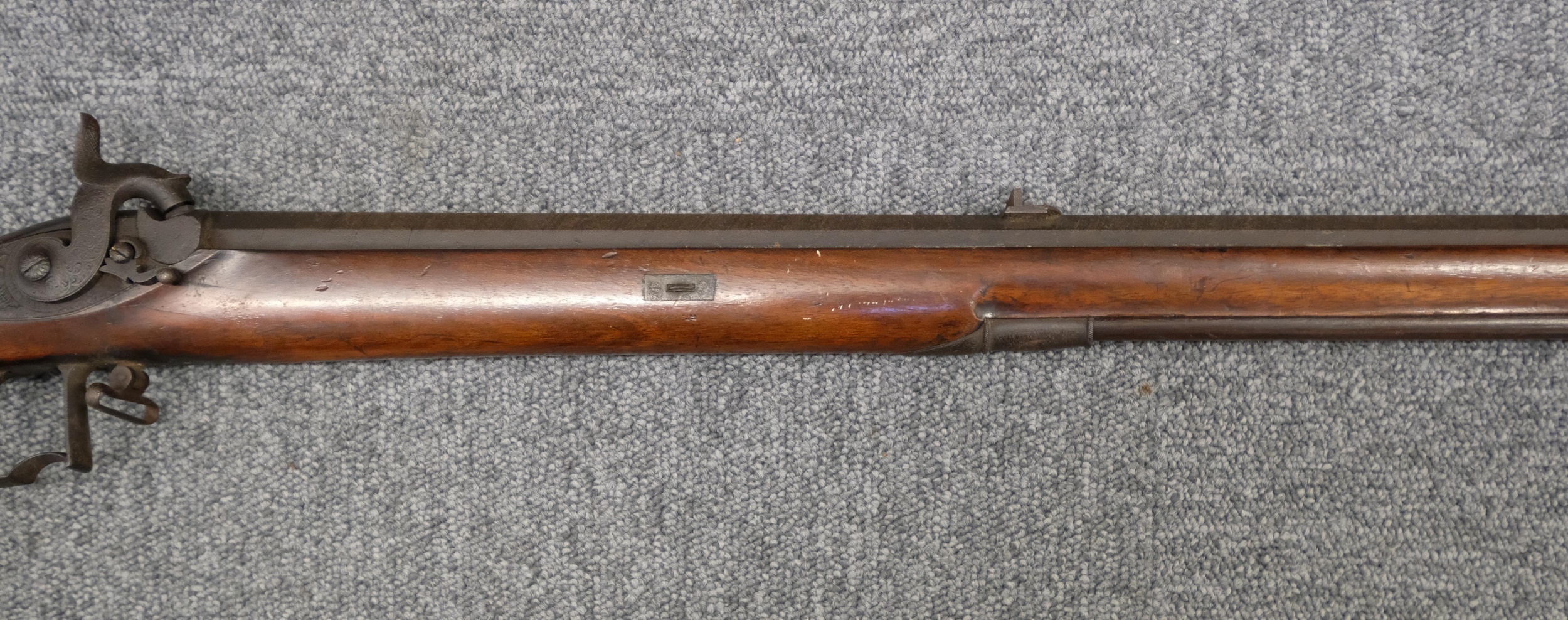 Lot 239 - Rifle. A 19th Century German Jager Hunting
