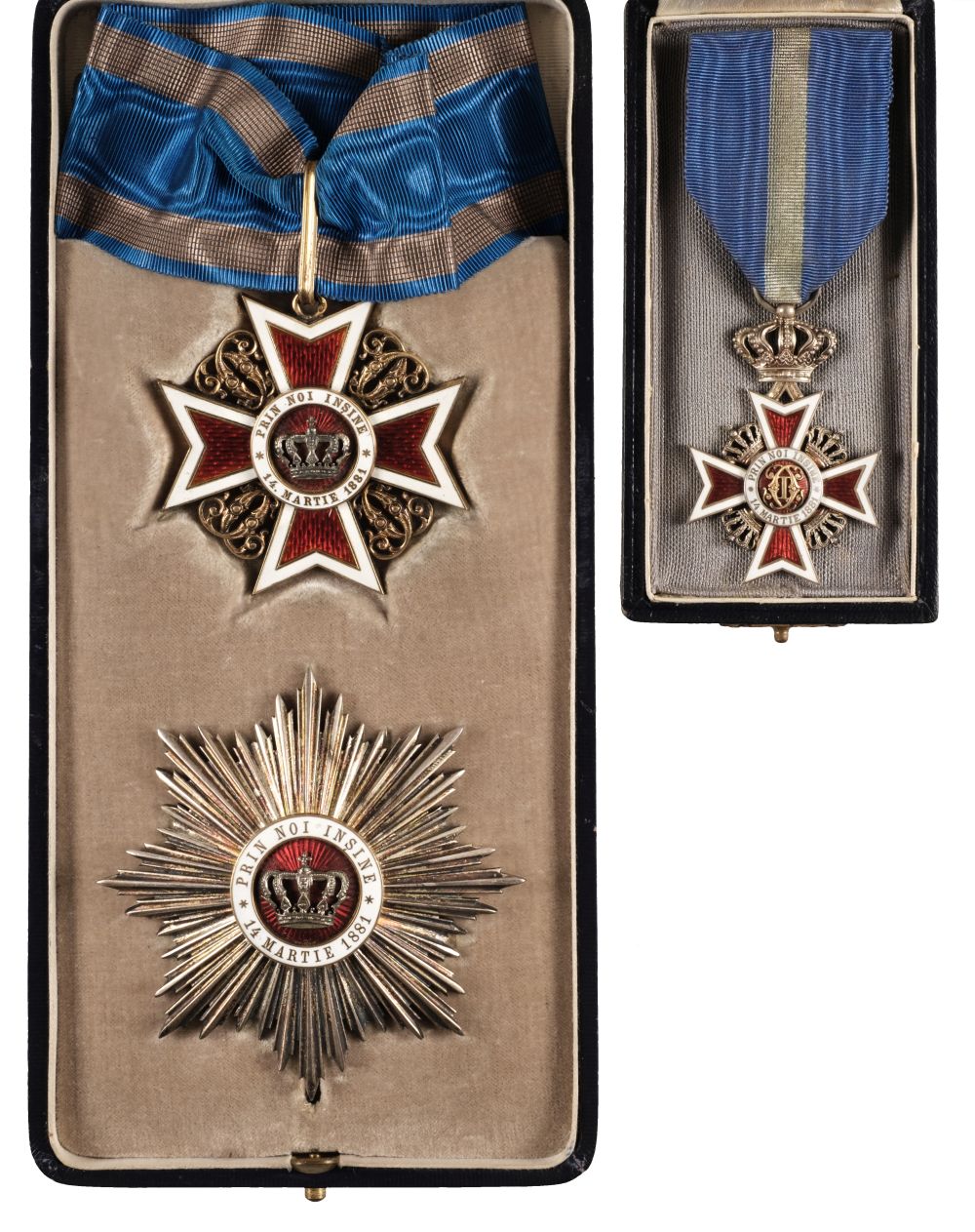 Lot 286 - Romania, Kingdom. Order of the Crown, set of