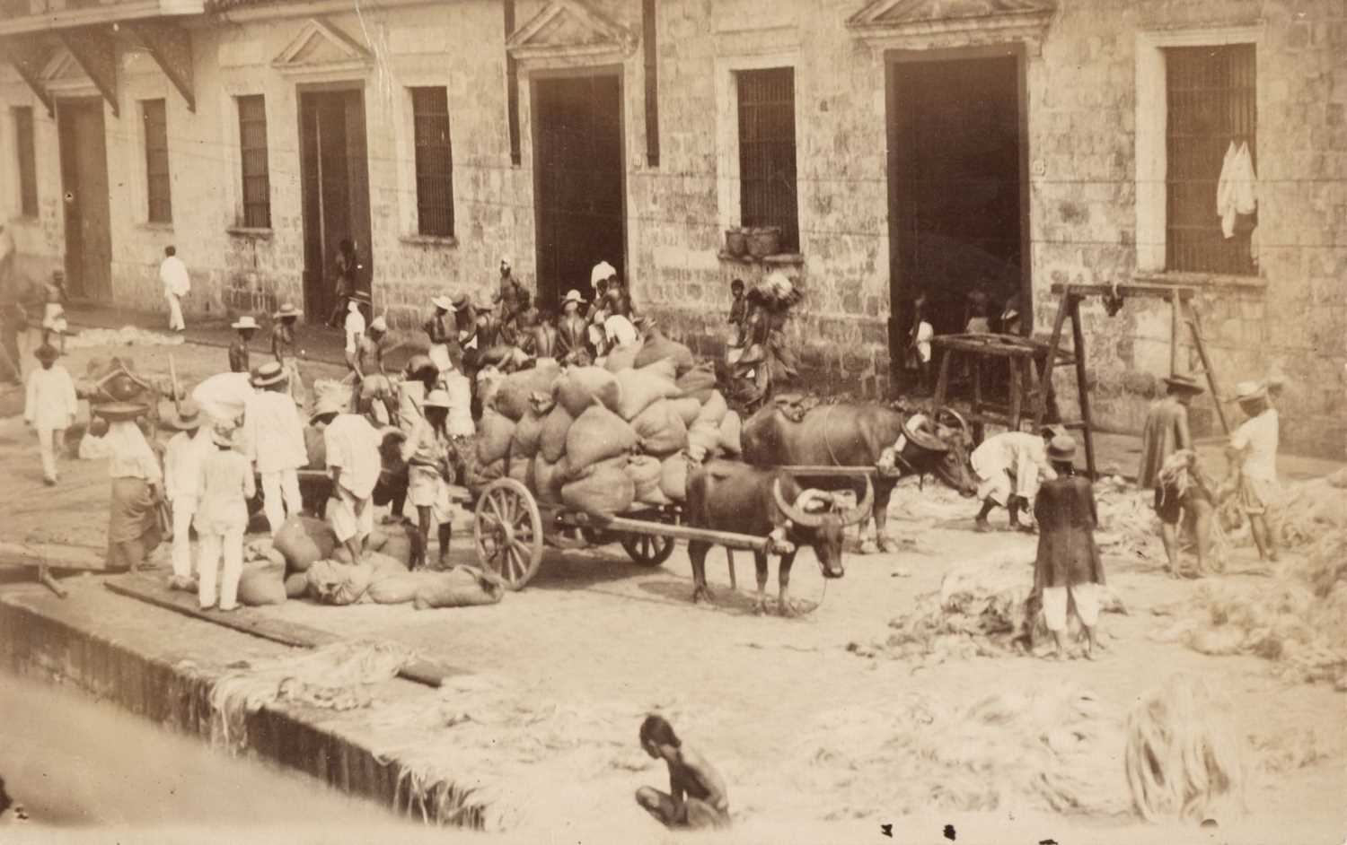 Lot 348 - Cuba. A group of 19 albumen prints, c.1890,