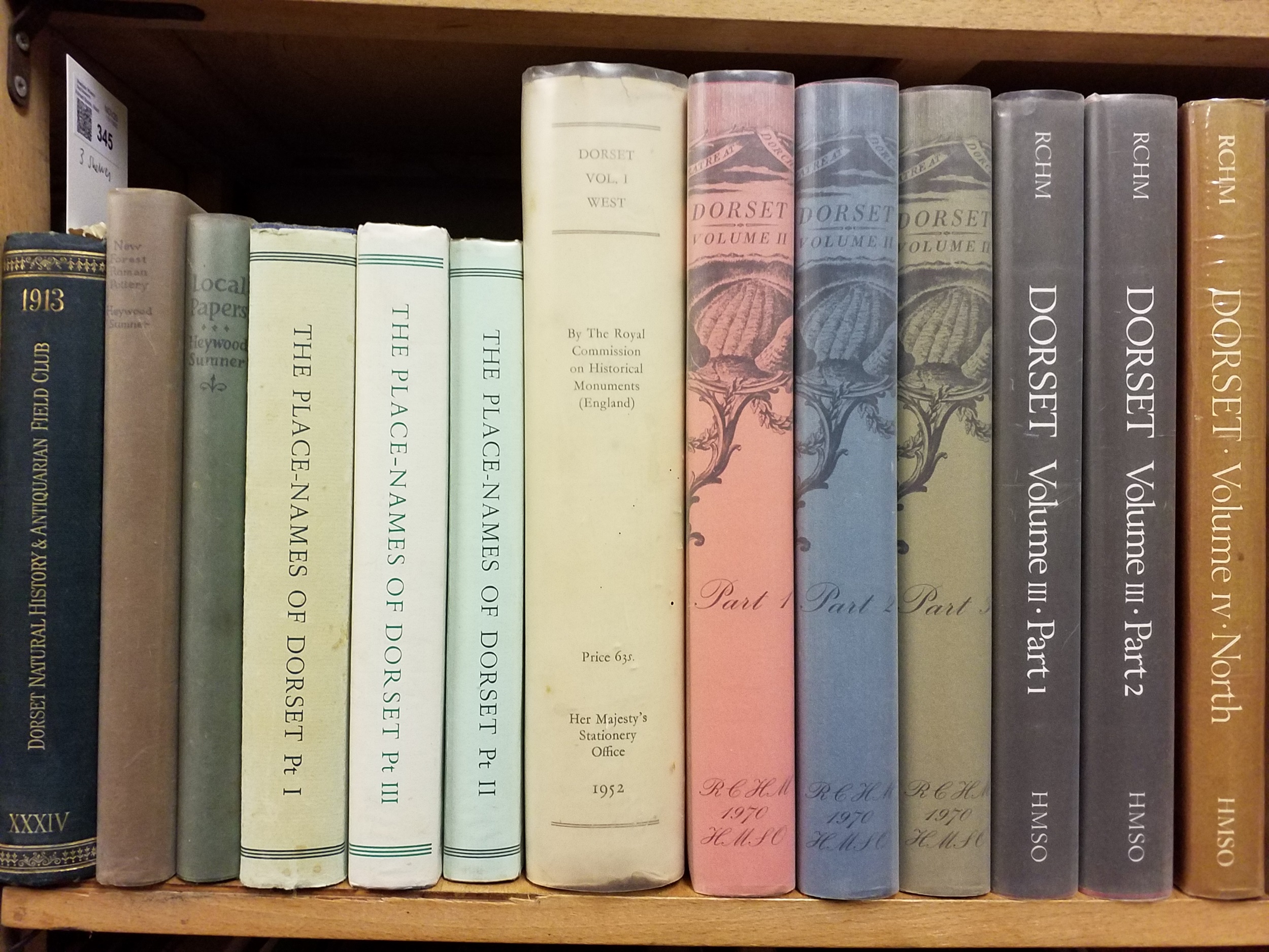 Lot 345 - Dorset. A collection of Dorset history