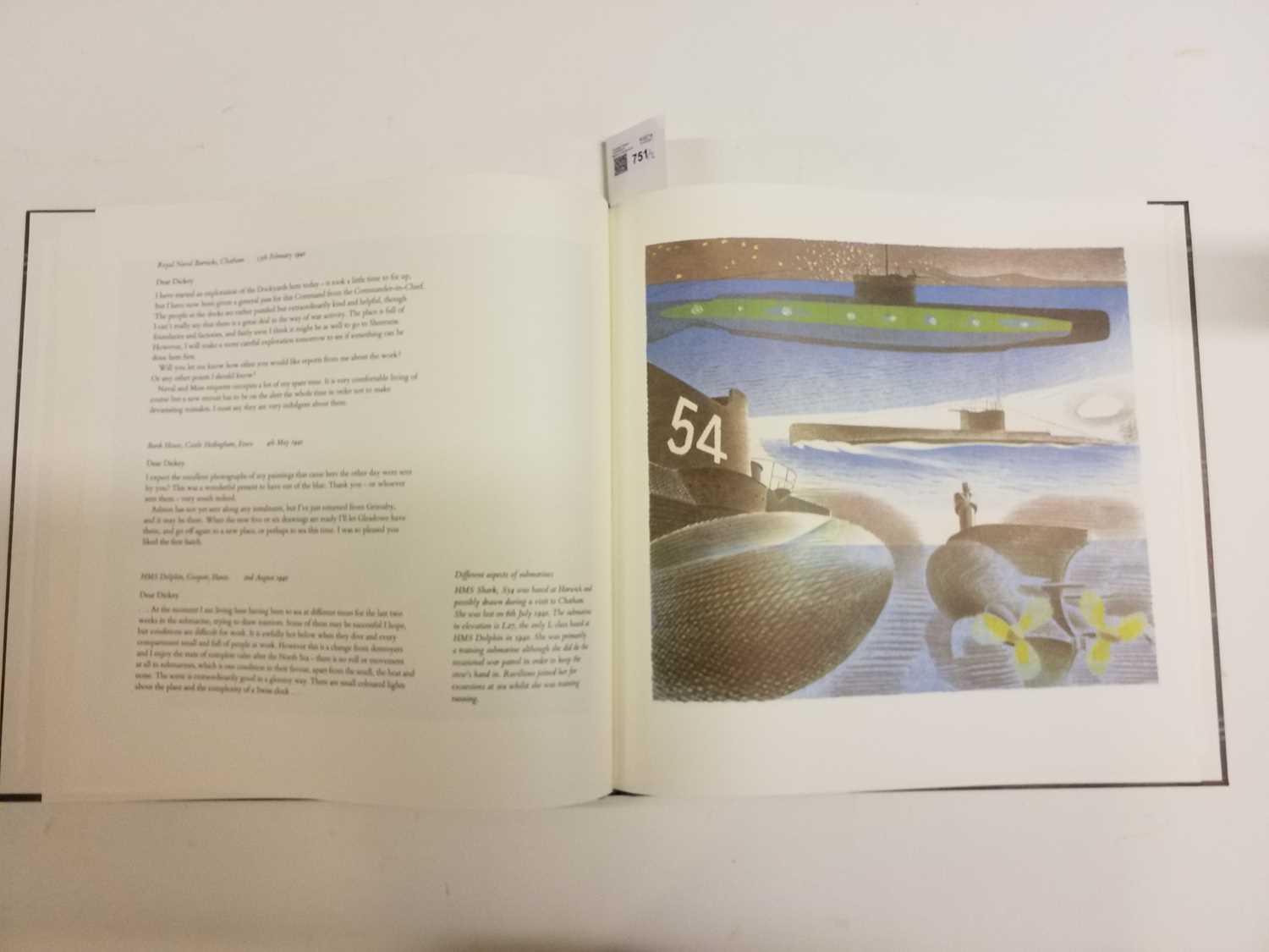 Lot 751 - Camberwell Press. Eric Ravilious Submarine