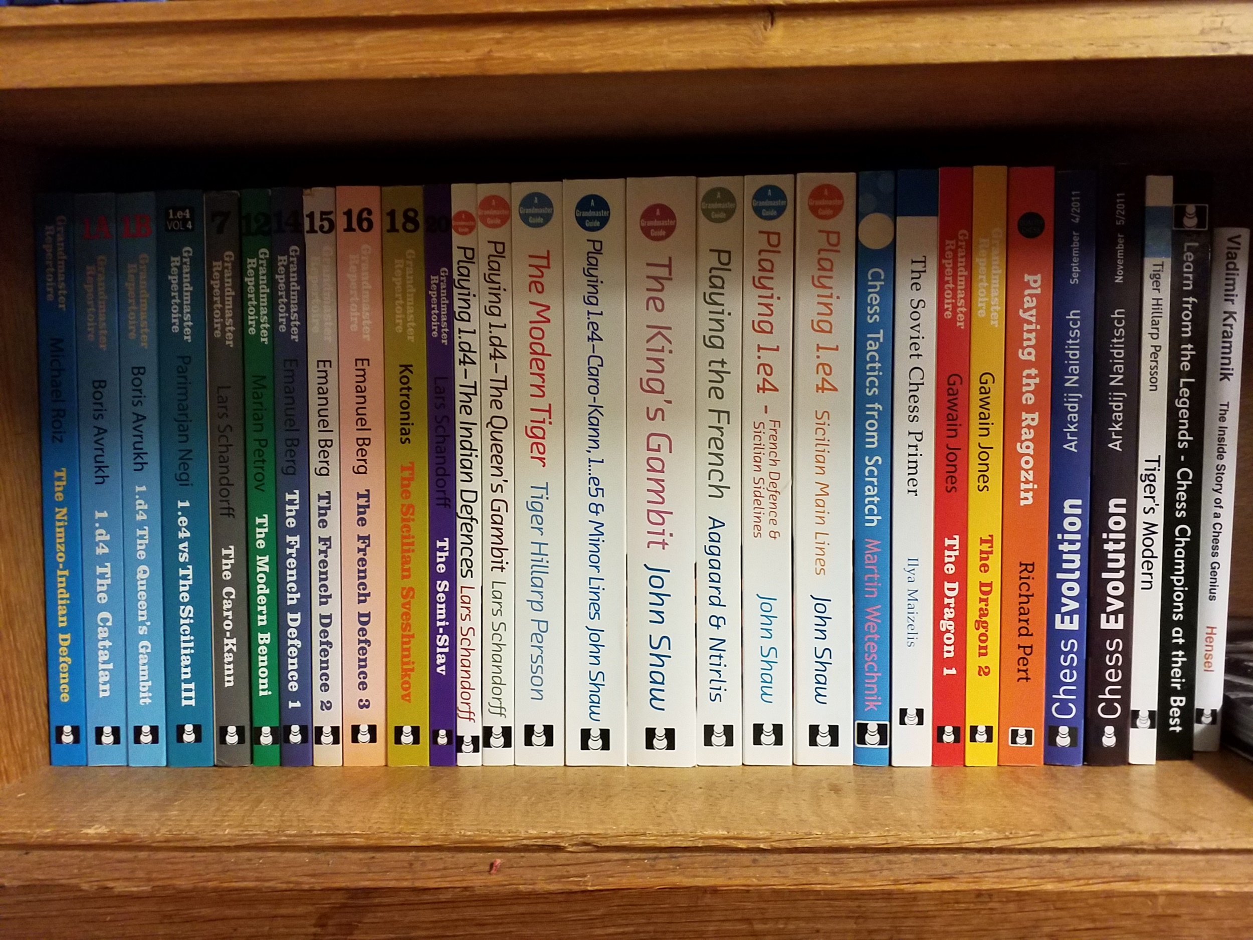 Lot 319 - Quality Chess. 78 volumes