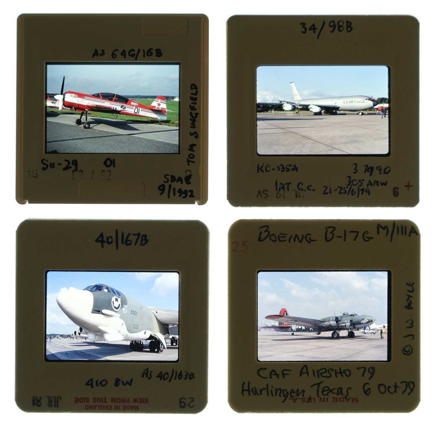 Lot 20 - Aviation Slides. A large and impressive