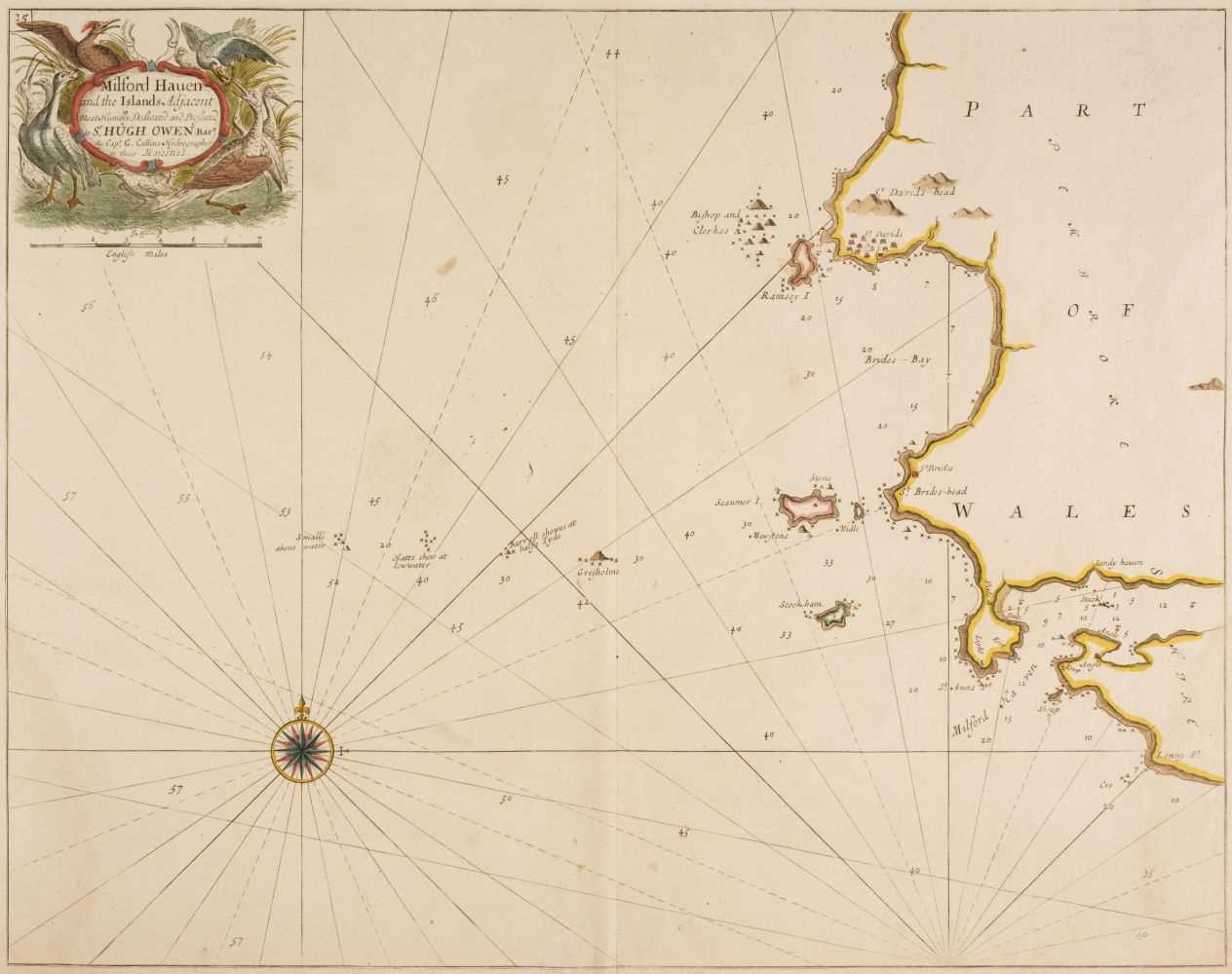 Lot 416 - Maps. Collins (Capt. Greenville), Milford