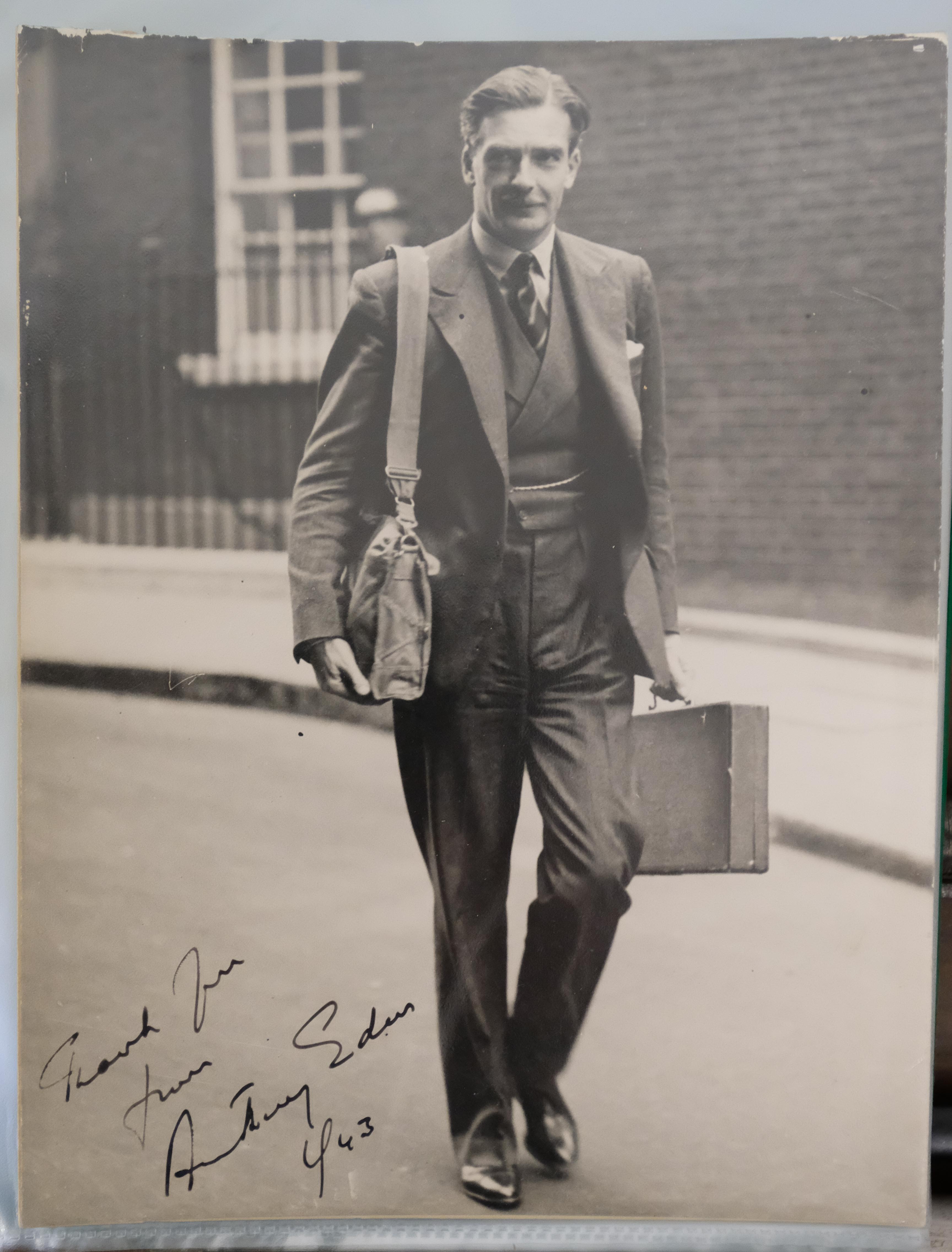 Lot 380 - World War II Leaders. A group of signed
