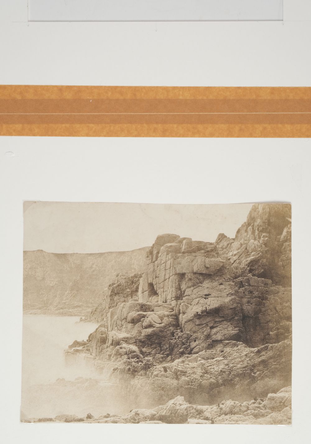 Lot 28 - Sutton (Thomas, 1819-1875). Rocks and waves,