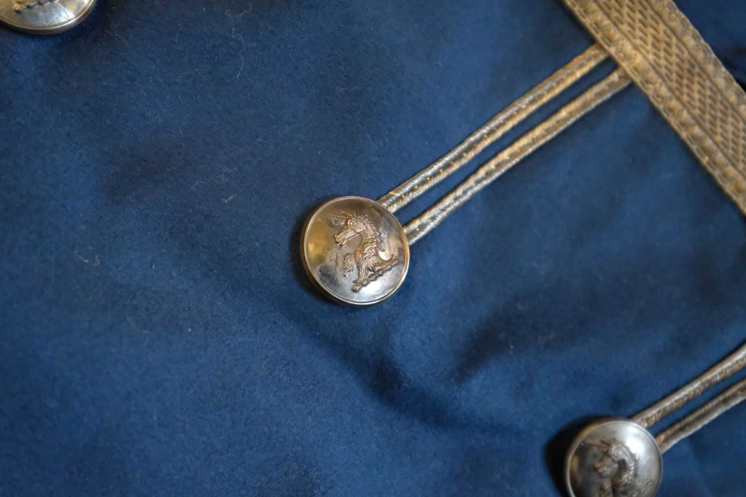 Lot 230 - Clothing. A footman's livery frock coat, mid-