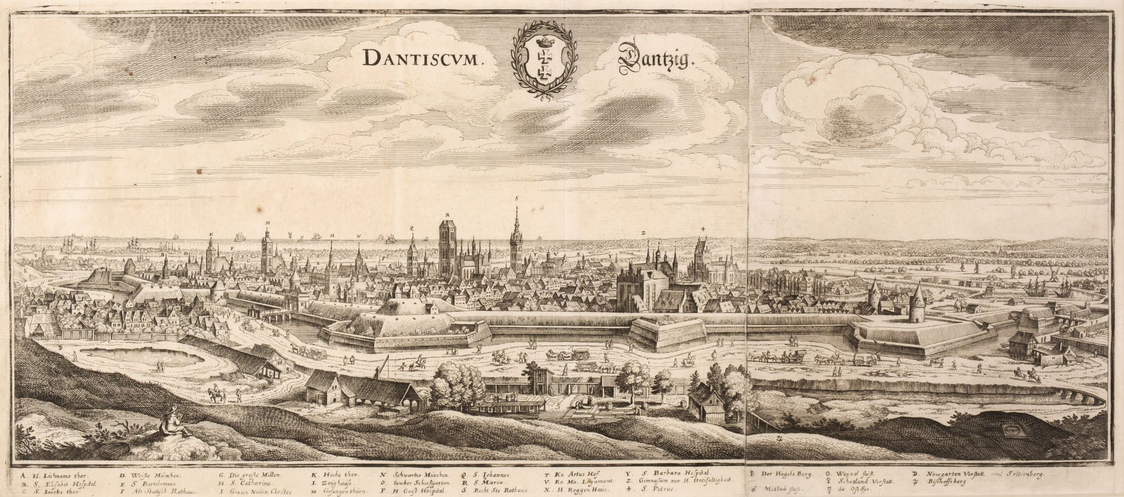 Lot 222 - Merian (Matthaus). A collection of eight