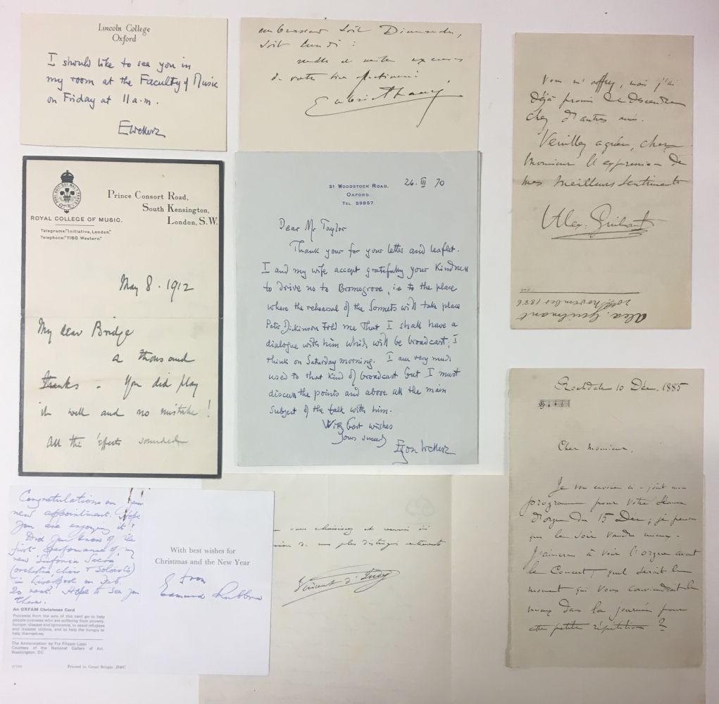 Lot 633 - Composers' Autographs.