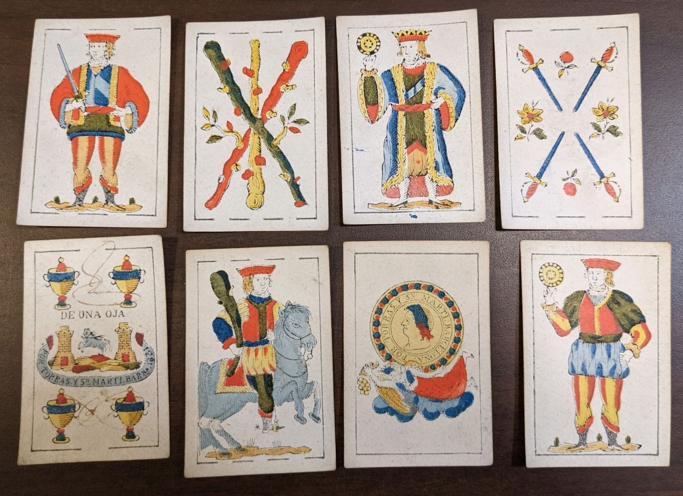 Lot 468 - Spanish playing cards. A deck of playing