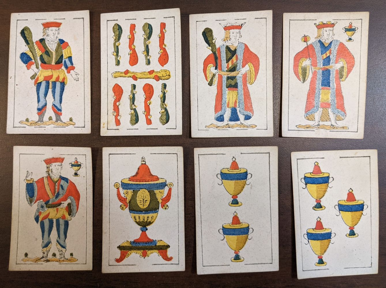 Lot 468 - Spanish playing cards. A deck of playing