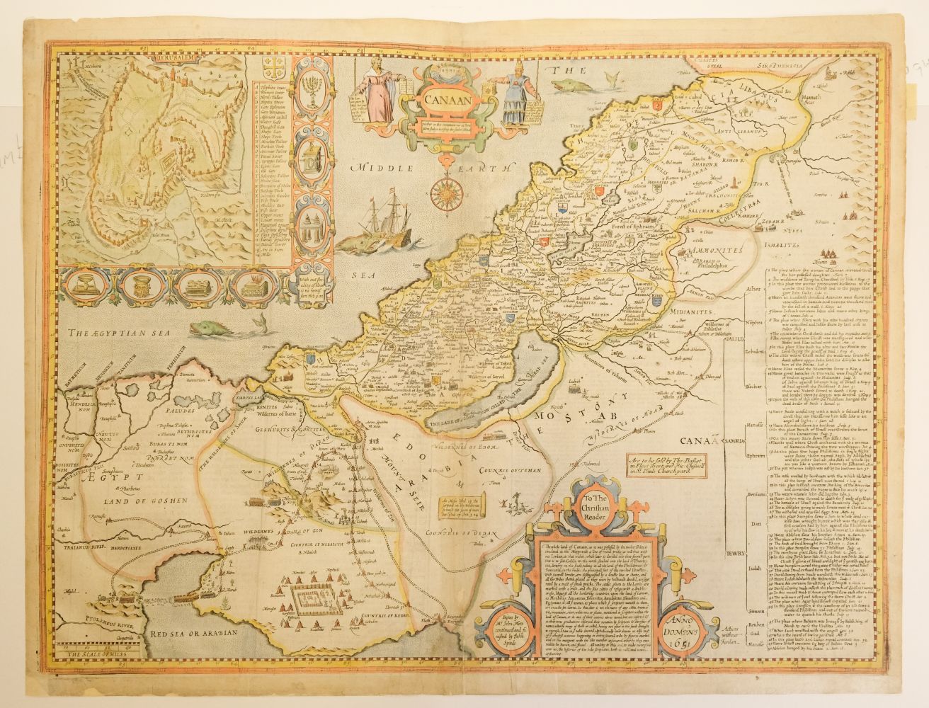 Lot 150 - Holy Land. Speed (John), Canaan..., circa