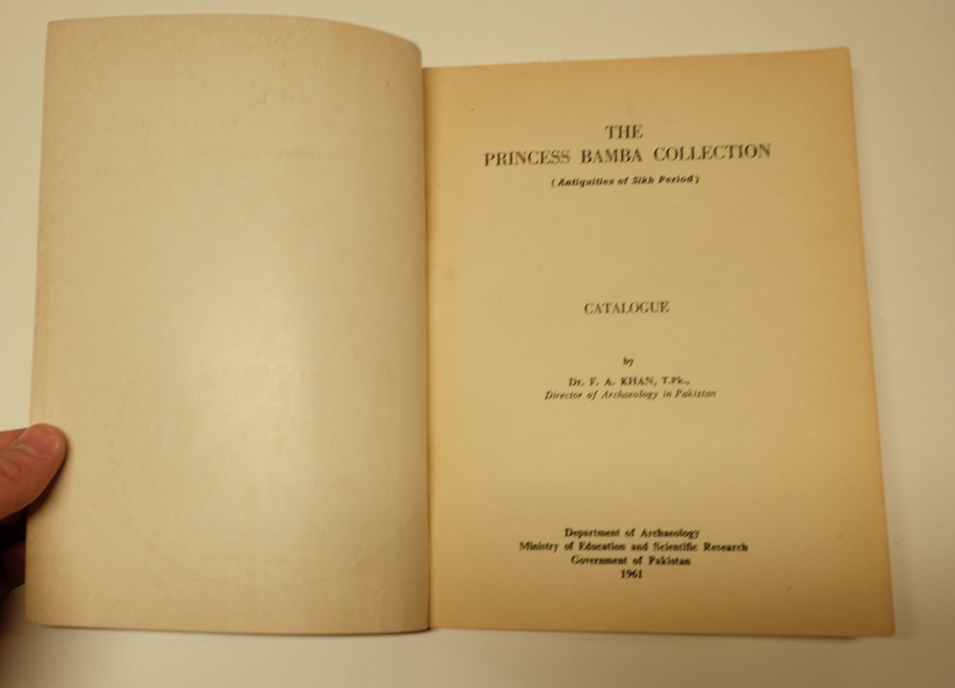 Lot 64 - Khan (Dr. F.A.). The Princess Bamba