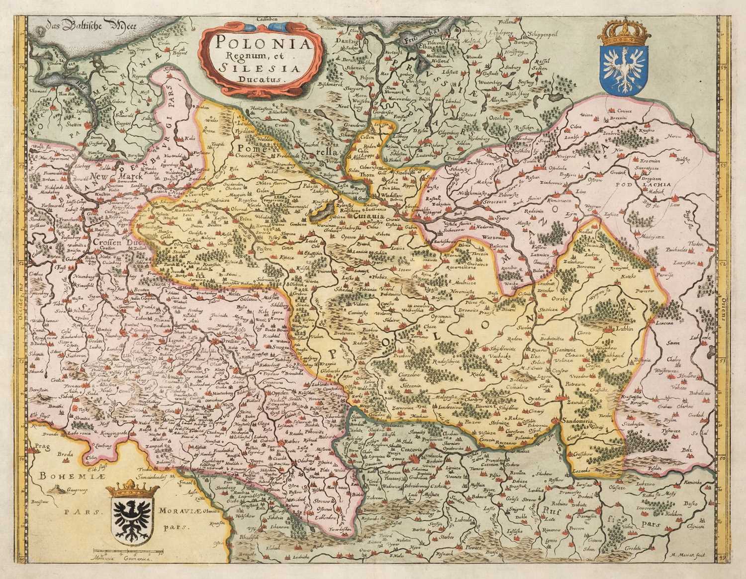 Lot 86 - Poland. Merian (M.). Polonia Regnum et