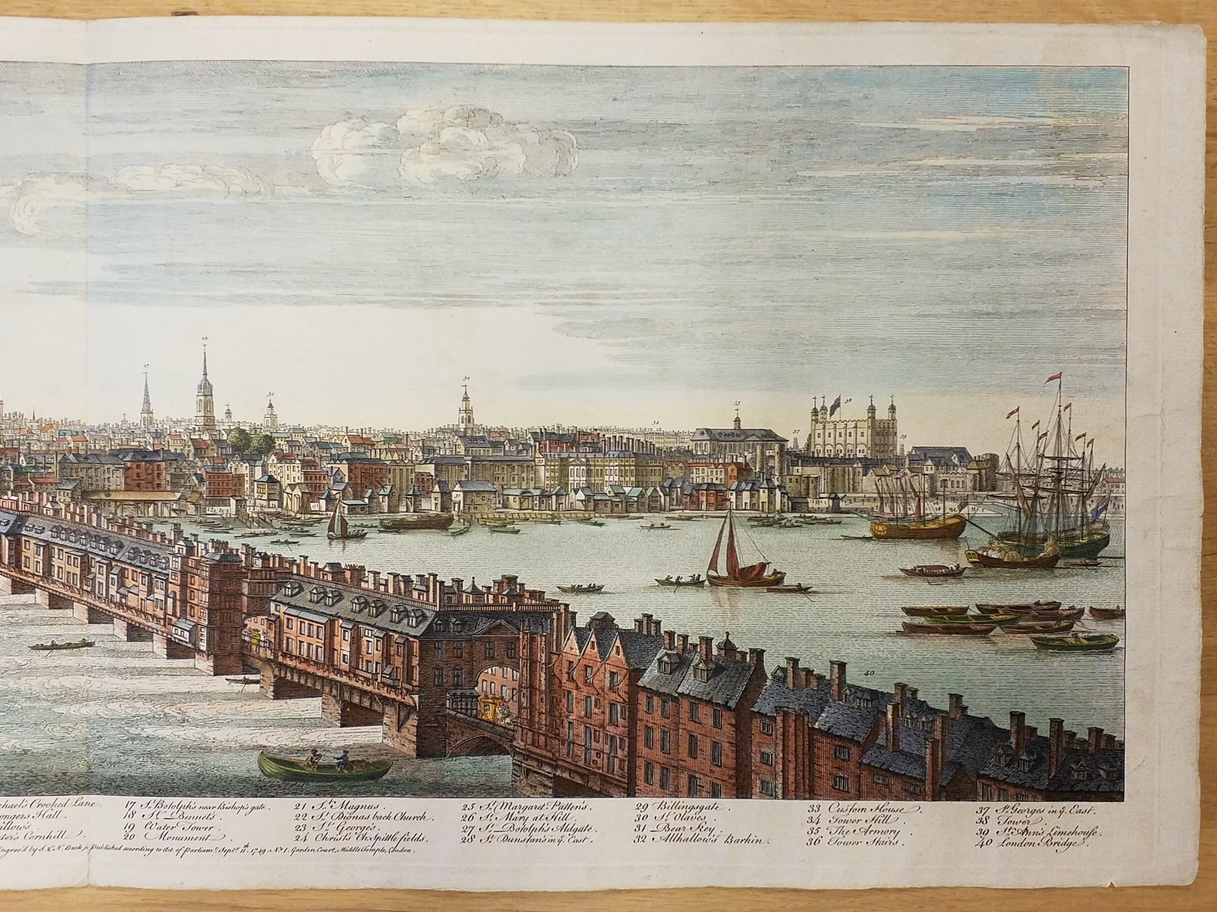 Lot 236 - London. Buck (S. & N.), Panorama of London,