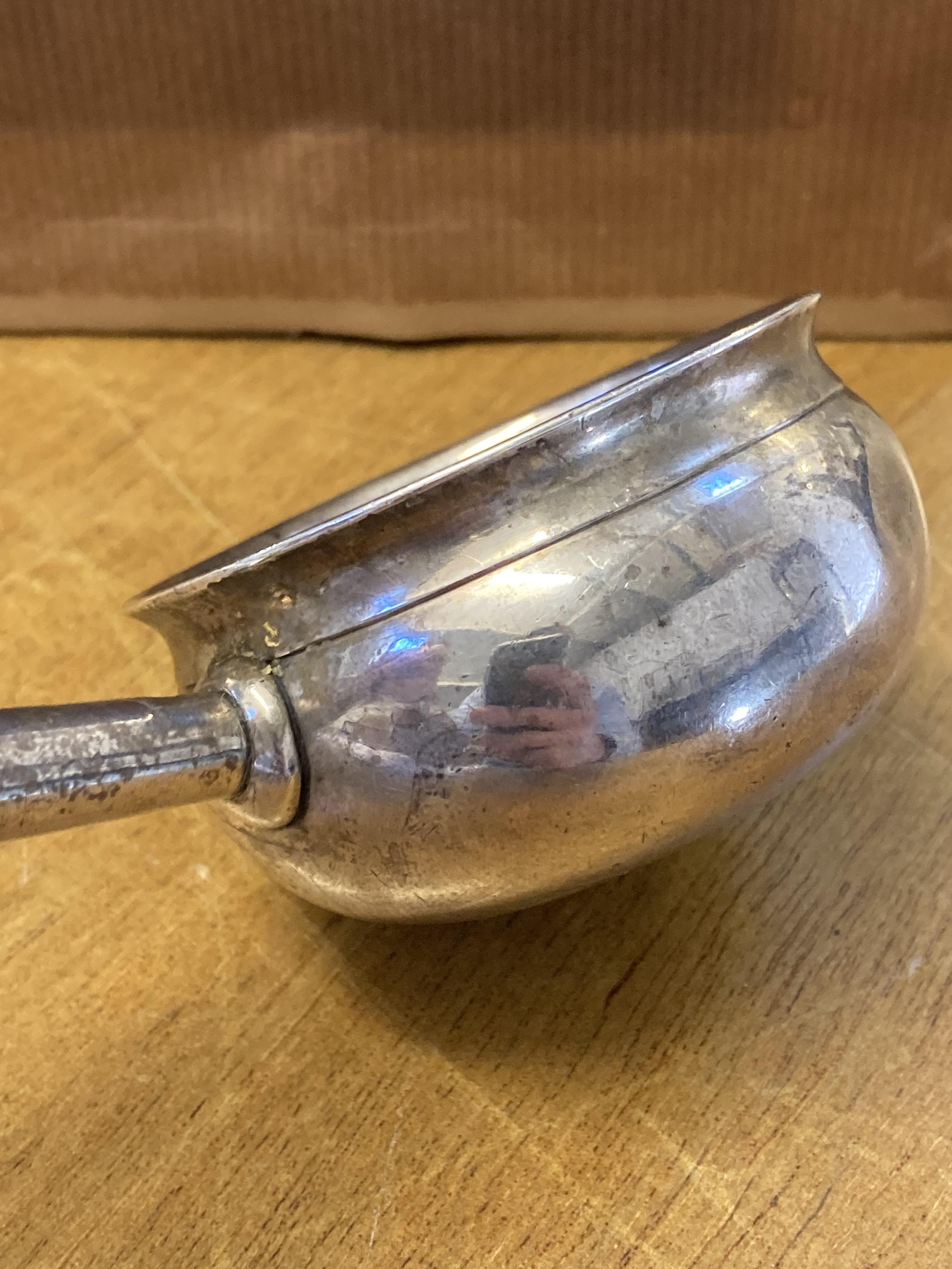 Lot 34 - Toddy Ladle. George II Irish silver toddy