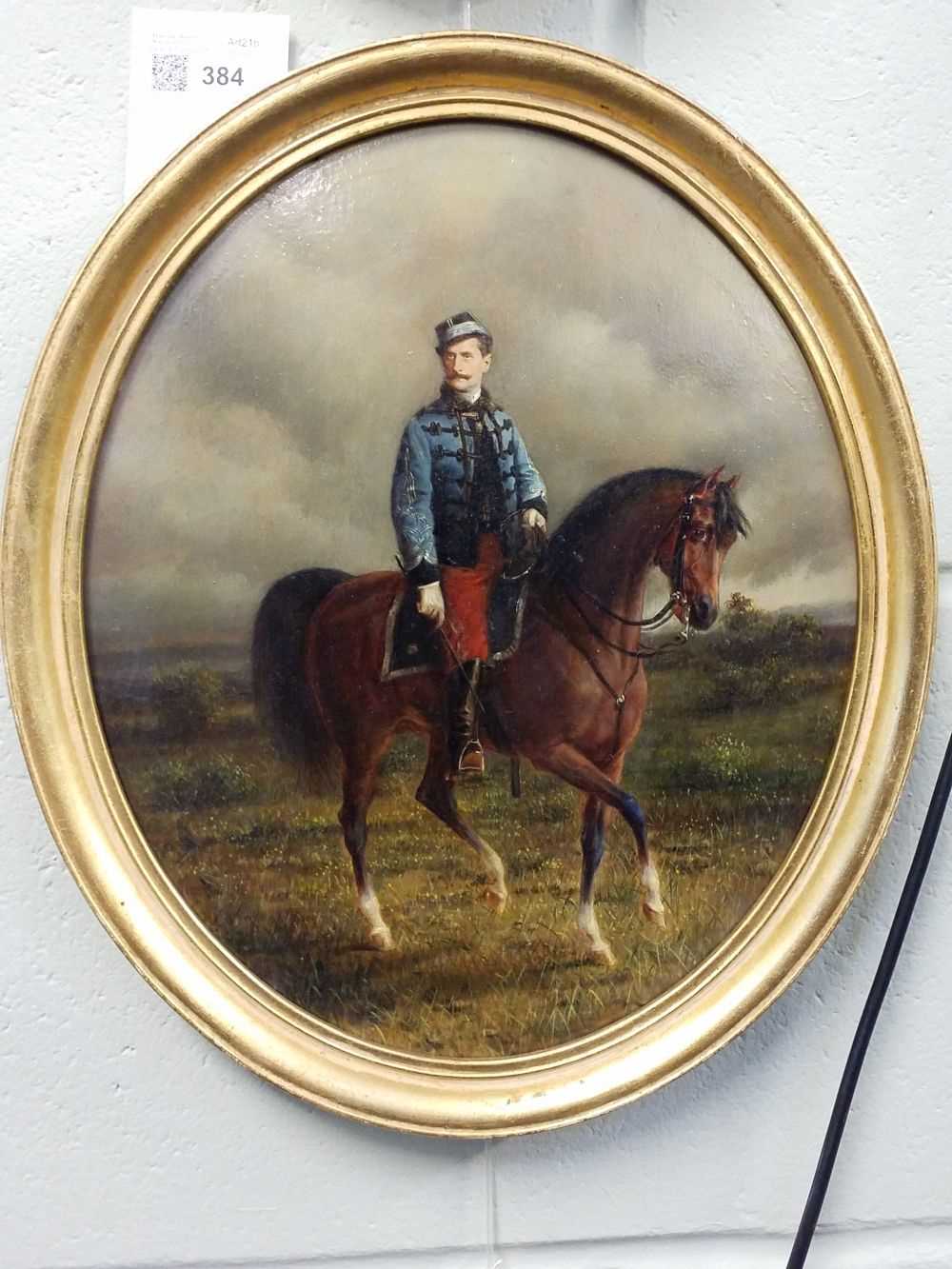 Lot 330 - Freyberg (Conrad, 1842-1915). Portrait of an