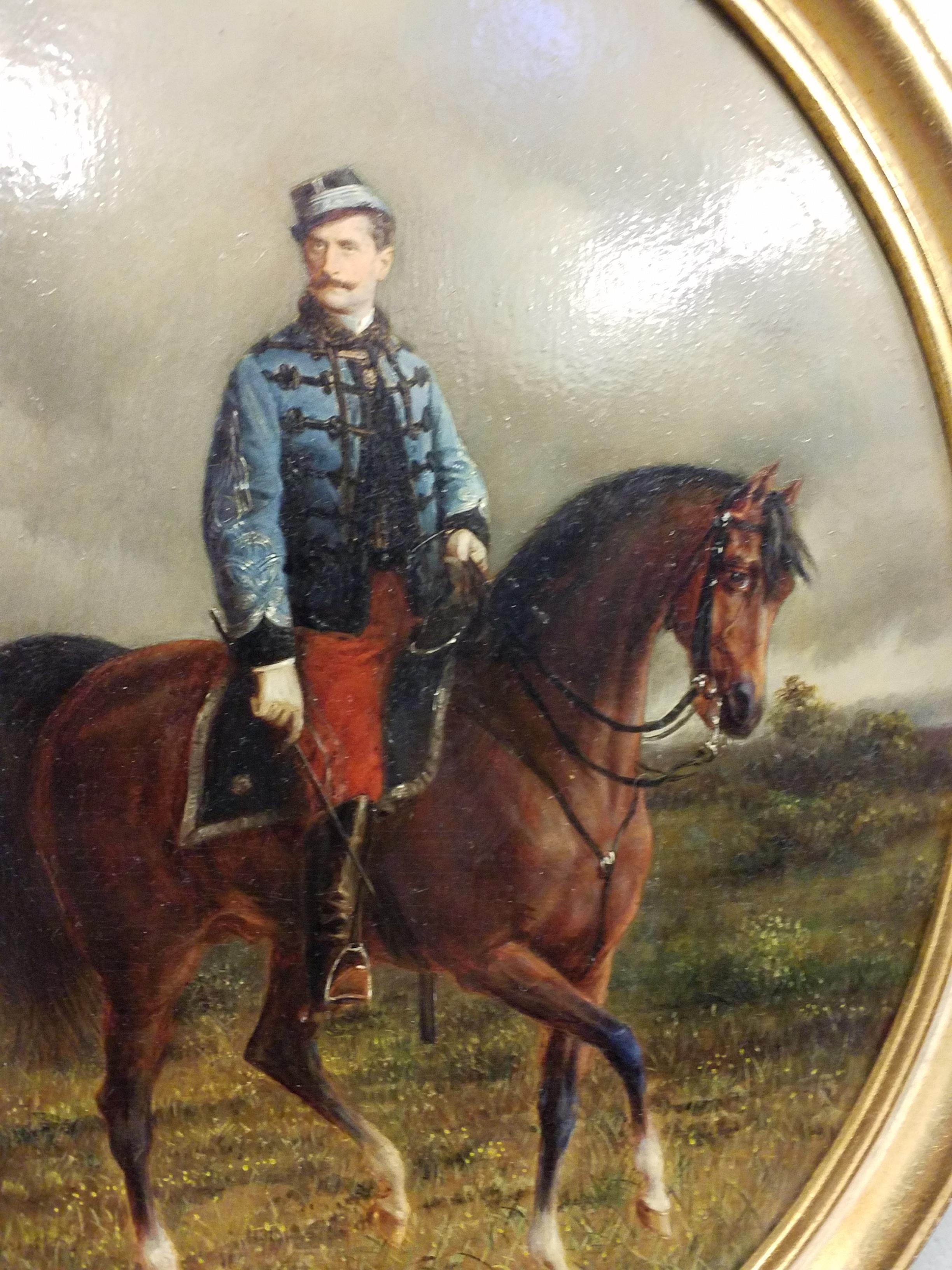 Lot 384 - Freyberg (Conrad, 1842-1915). Portrait of an