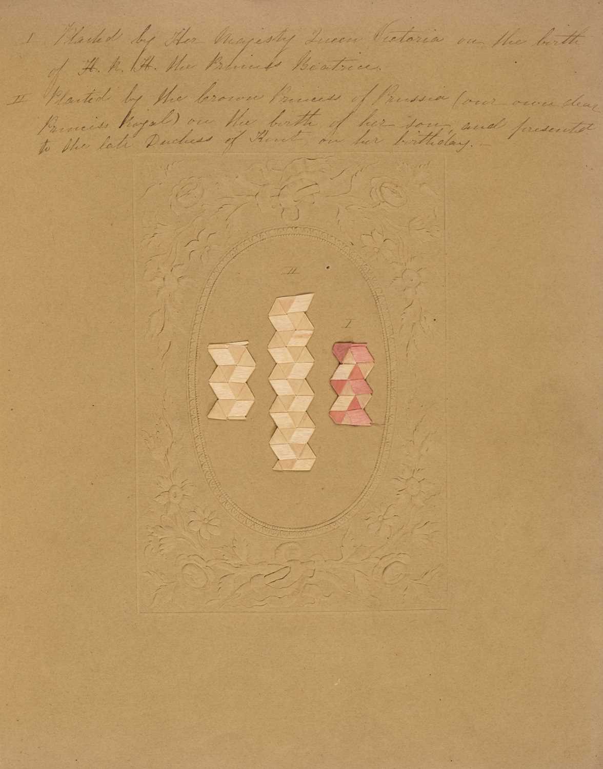 Lot 332 - Royal Victorian Hairwork. Plaits made by