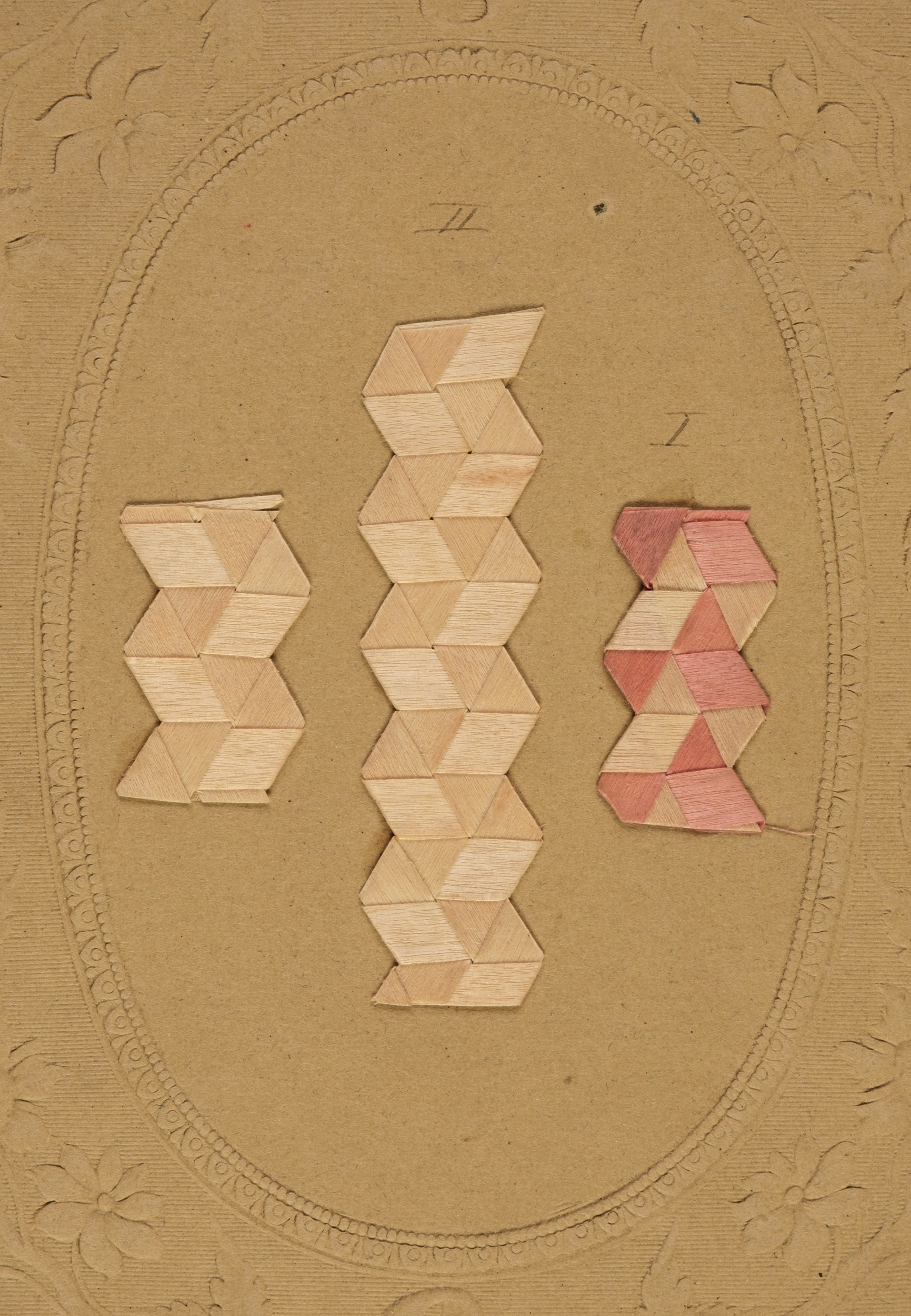 Lot 332 - Royal Victorian Hairwork. Plaits made by