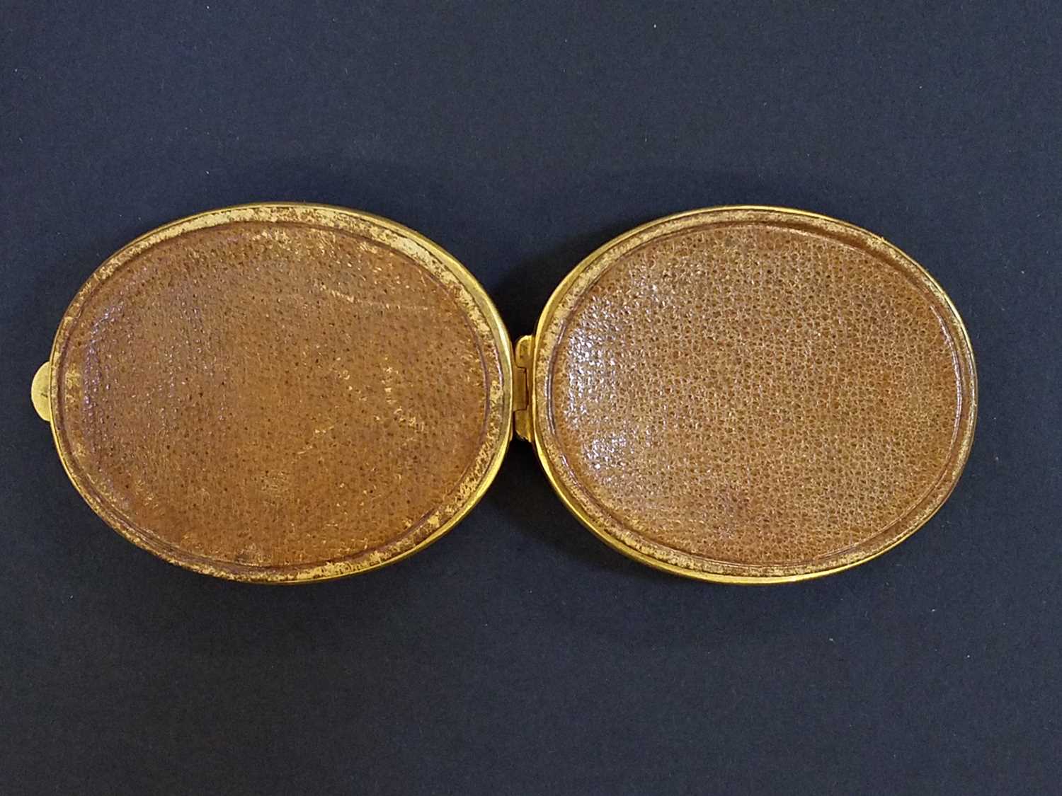 Lot 379 - Eye Miniature. Portrait of lover's eyes,