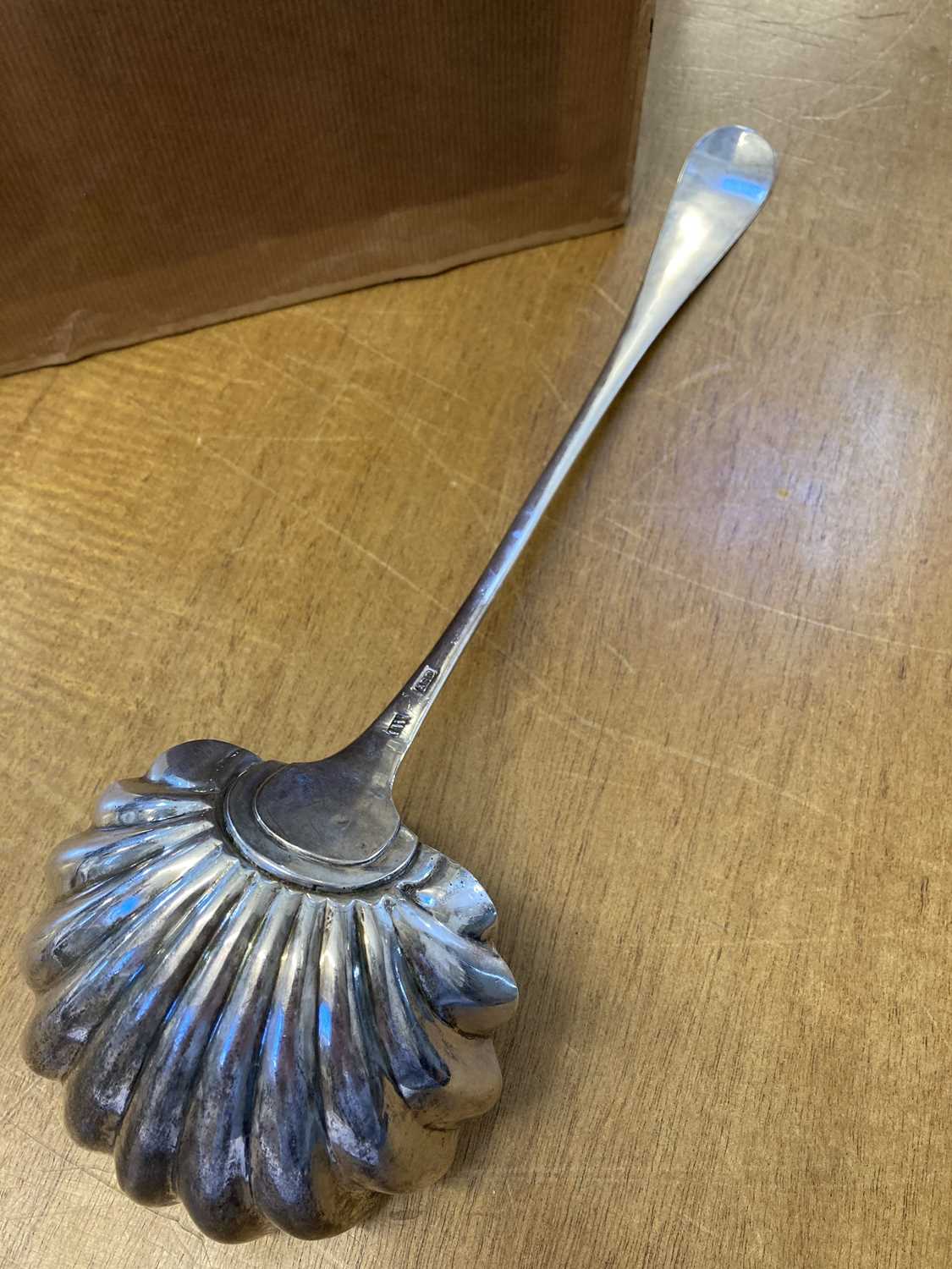 Lot 48 - Scottish Silver. Silver ladle by James