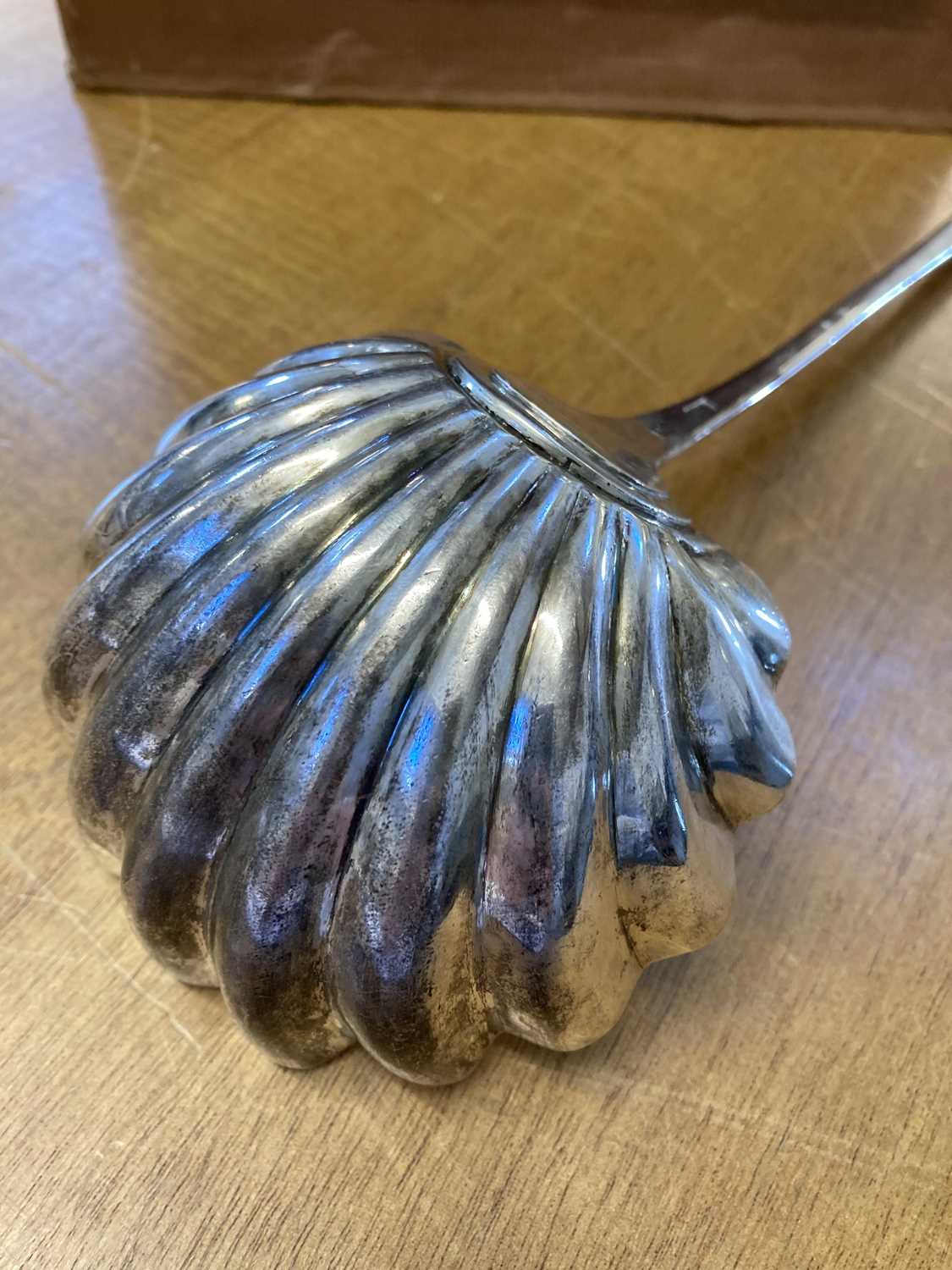 Lot 48 - Scottish Silver. Silver ladle by James
