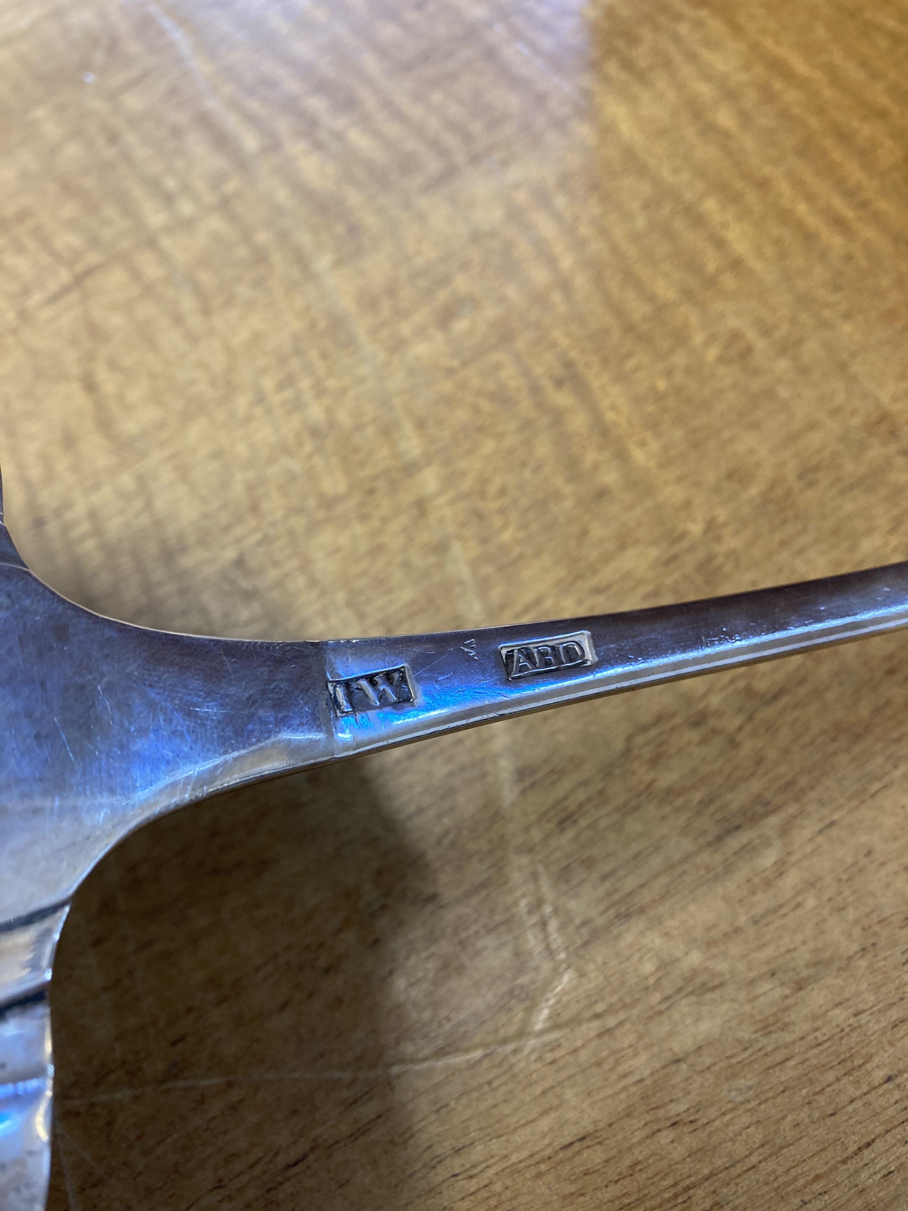 Lot 48 - Scottish Silver. Silver ladle by James